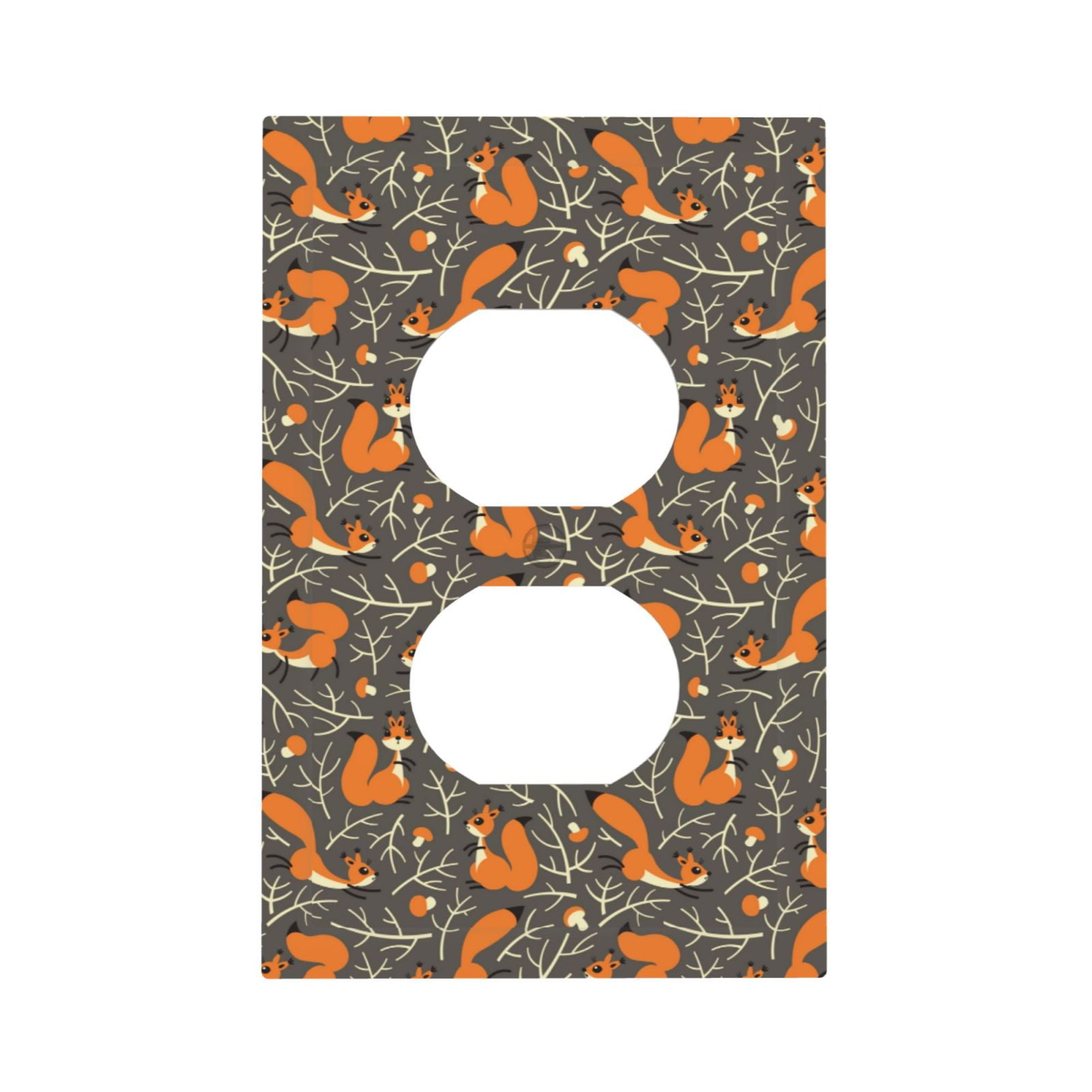 Outlet Covers Wall Plate - Funny Cute Squirrel Cartoon Wall Plates for ...