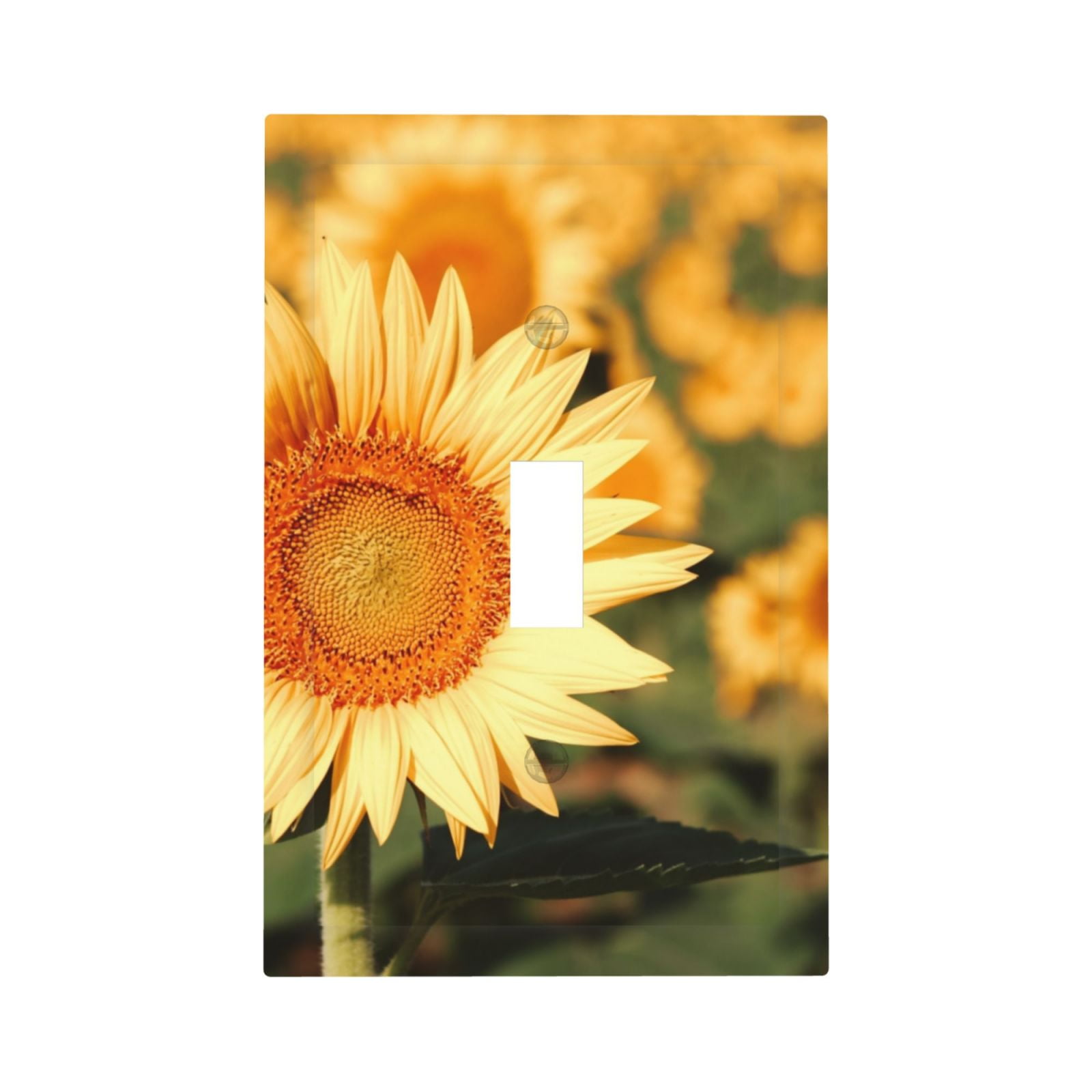 Outlet Covers Wall Plate - Golden Sunflower In Field Wall Plates for ...