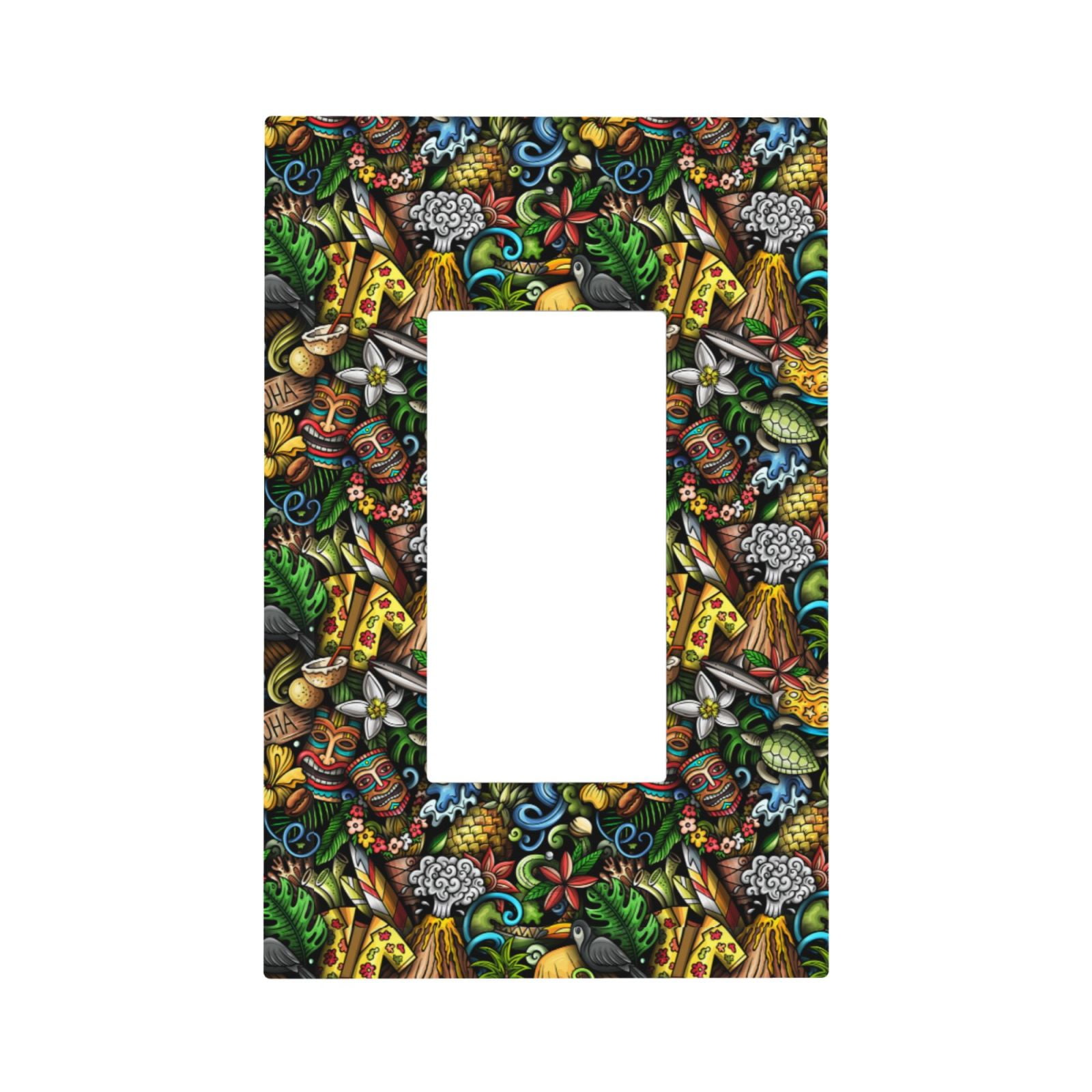 Outlet Covers Wall Plate - Hawaiian Culture Symbols Wall Plates for ...