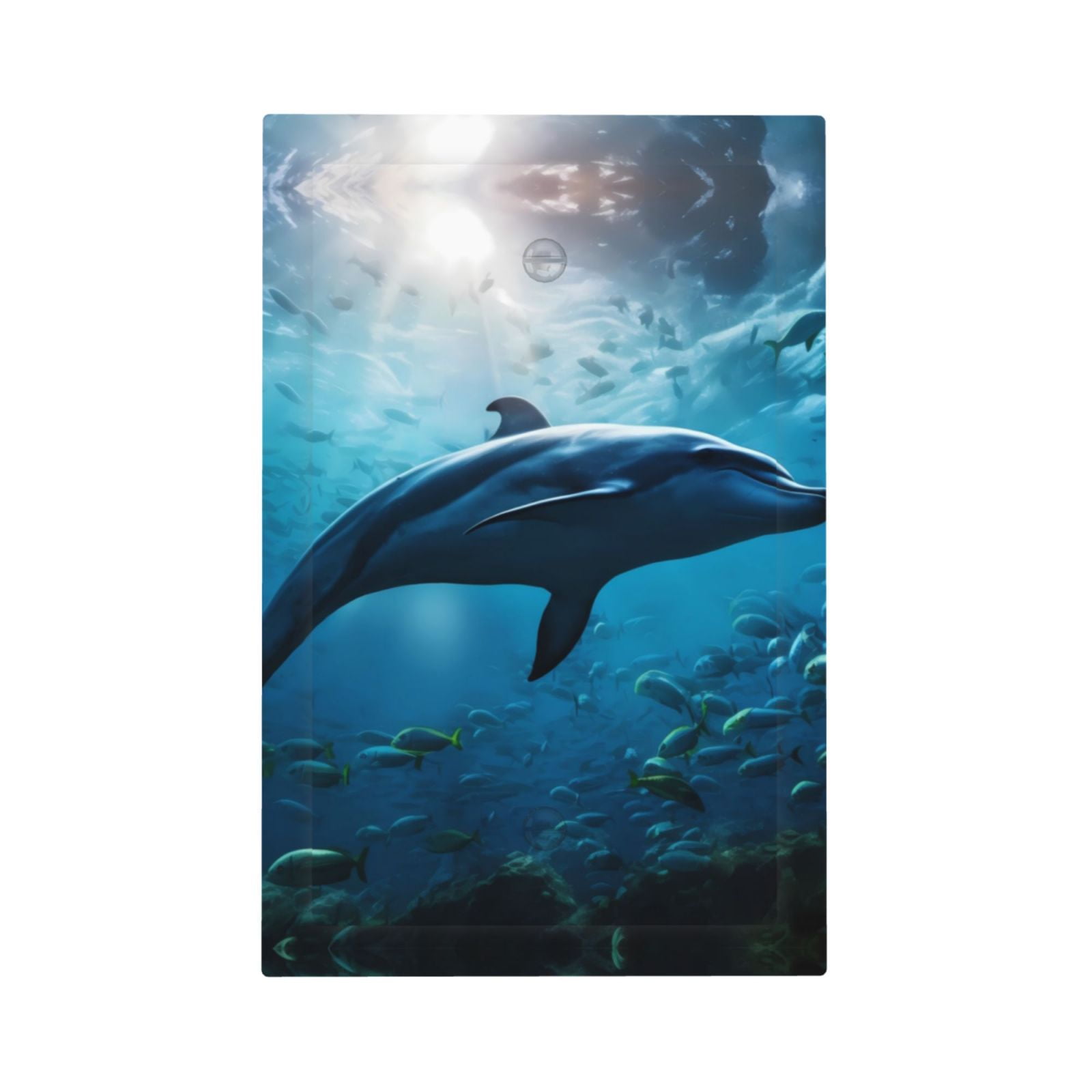 Outlet Covers Wall Plate - Ocean Dolphin Fish School Wall Plates for ...