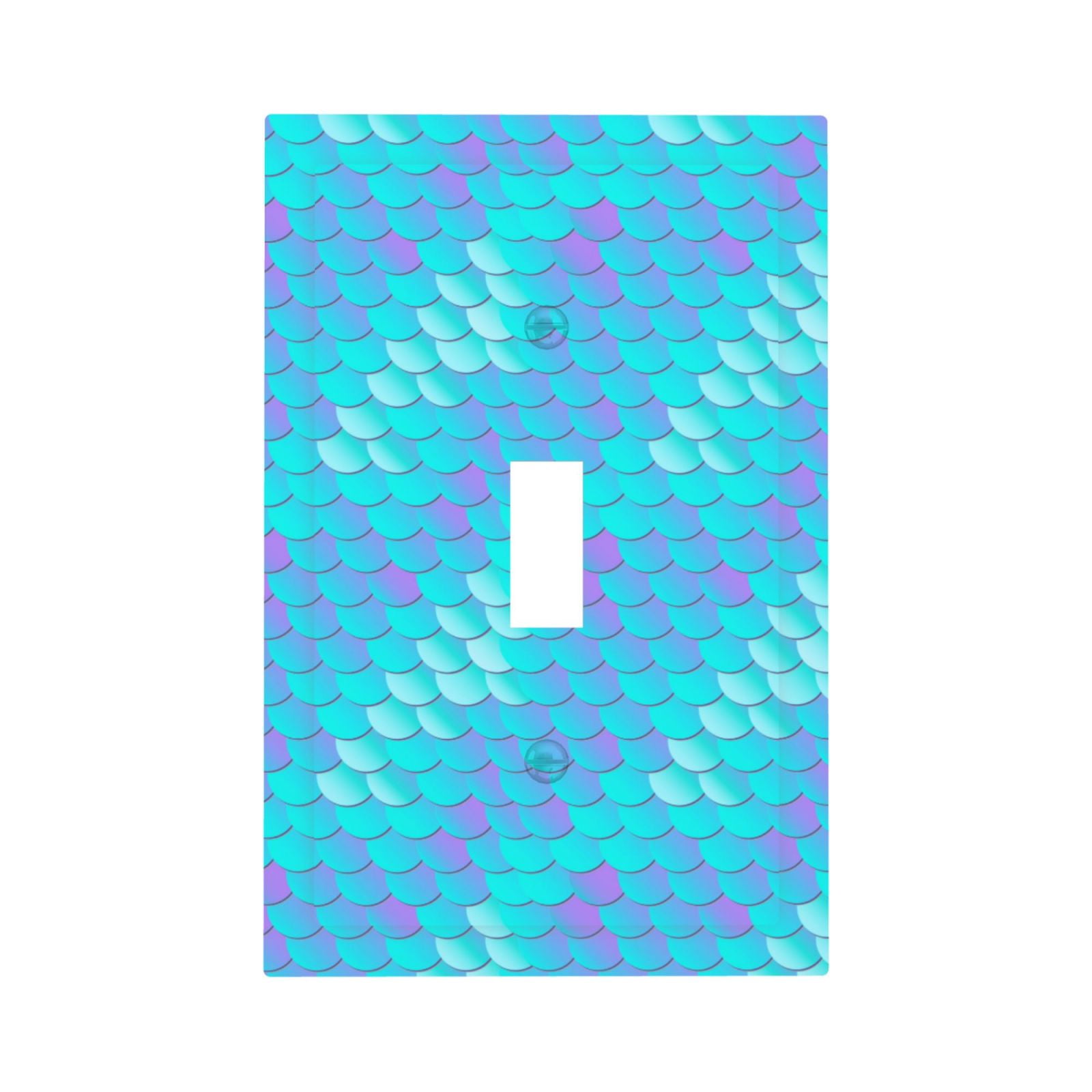 Outlet Covers Wall Plate - Sequins texture blue fish scale Wall Plates ...