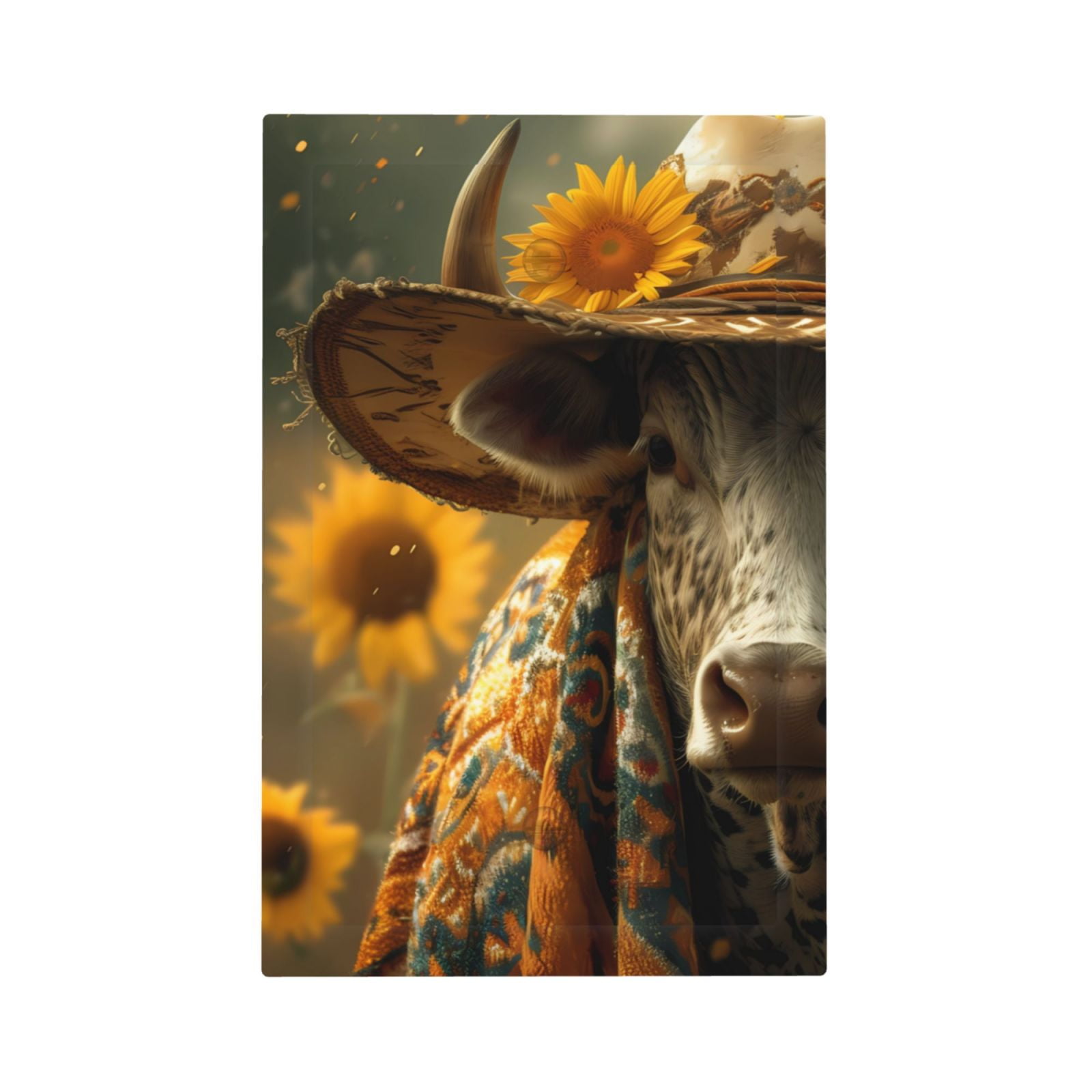 Outlet Covers Wall Plate - Sunflower Cowboy Hat Cow Wall Plates for ...