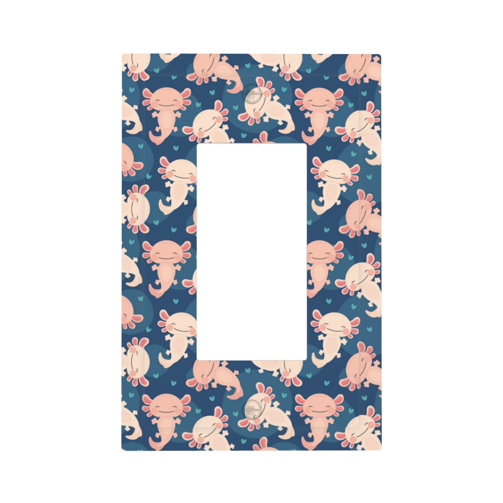 Outlet Covers Wall Plate - axolotl kawaii heart cute Wall Plates for ...