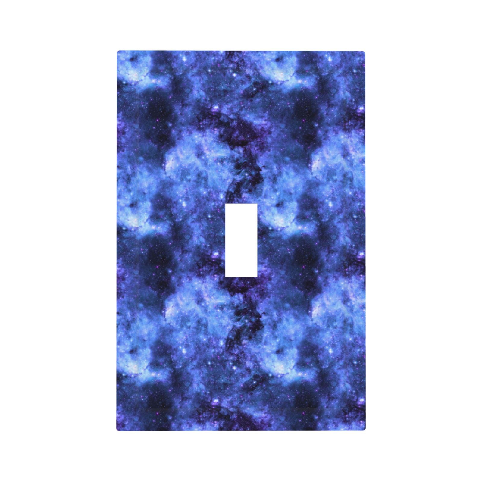 Outlet Covers Wall Plate - blue Starry sky Violet aesthetic Wall Plates ...