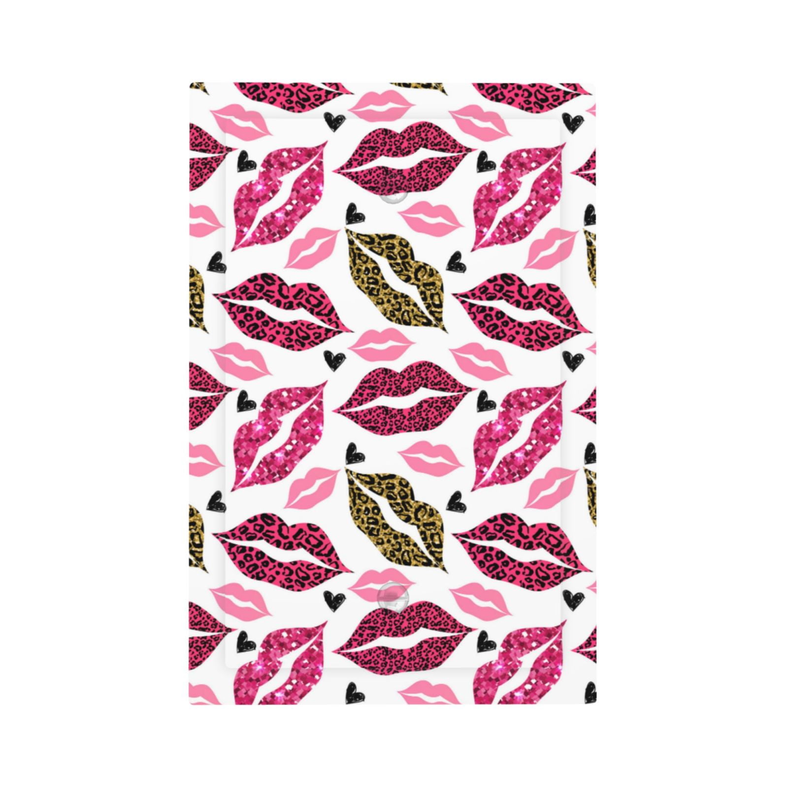 Outlet Covers Wall Plate - fashion Glitter Leopard lips Wall Plates for ...