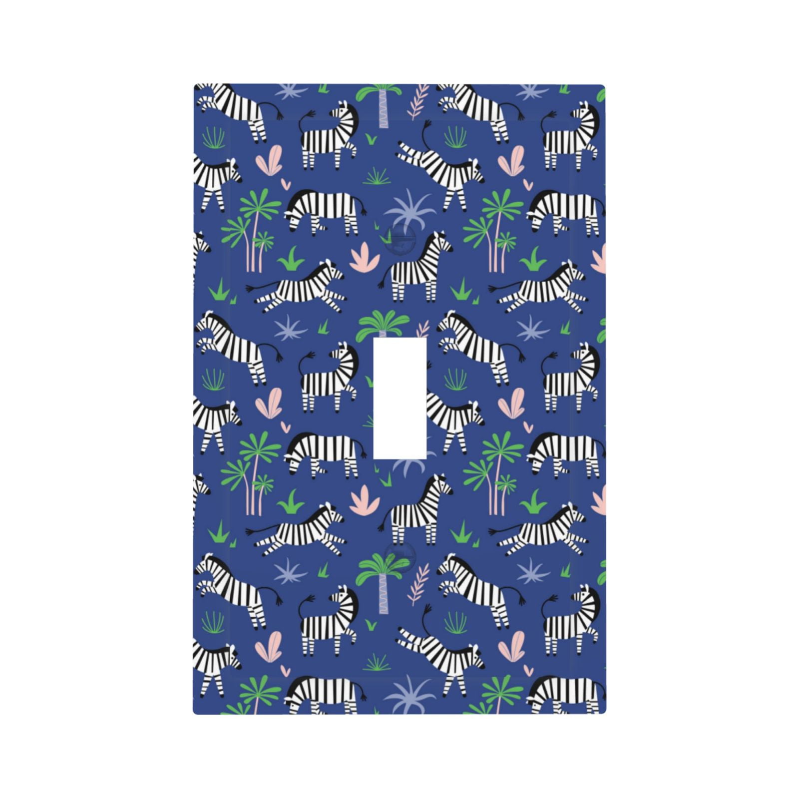 Outlet Covers Wall Plate - funny cartoon zebras blue Wall Plates for ...