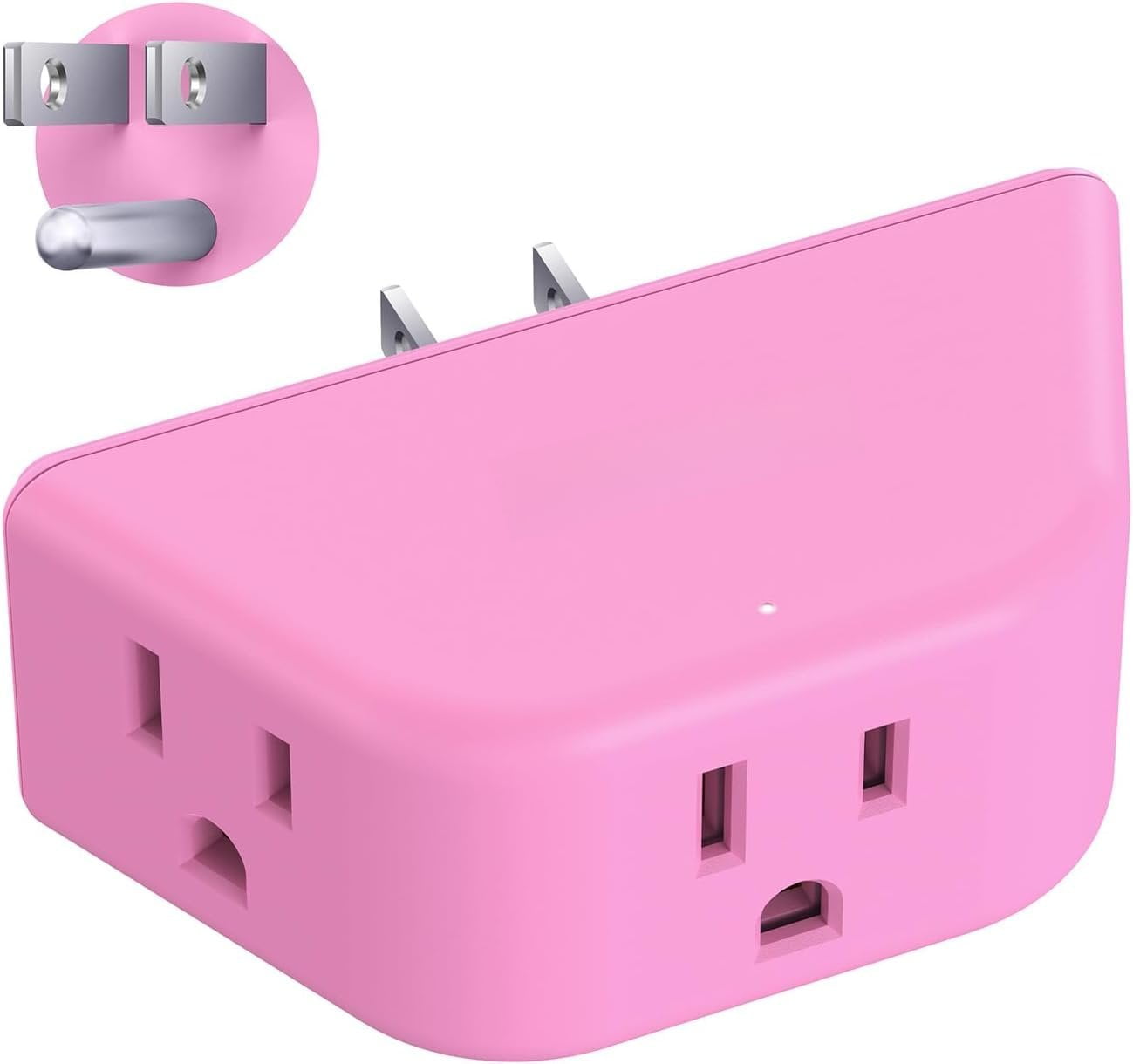 Outlet Extender - Multi Plug Outlet with 3-Prong Grounded Sockets, 3 ...