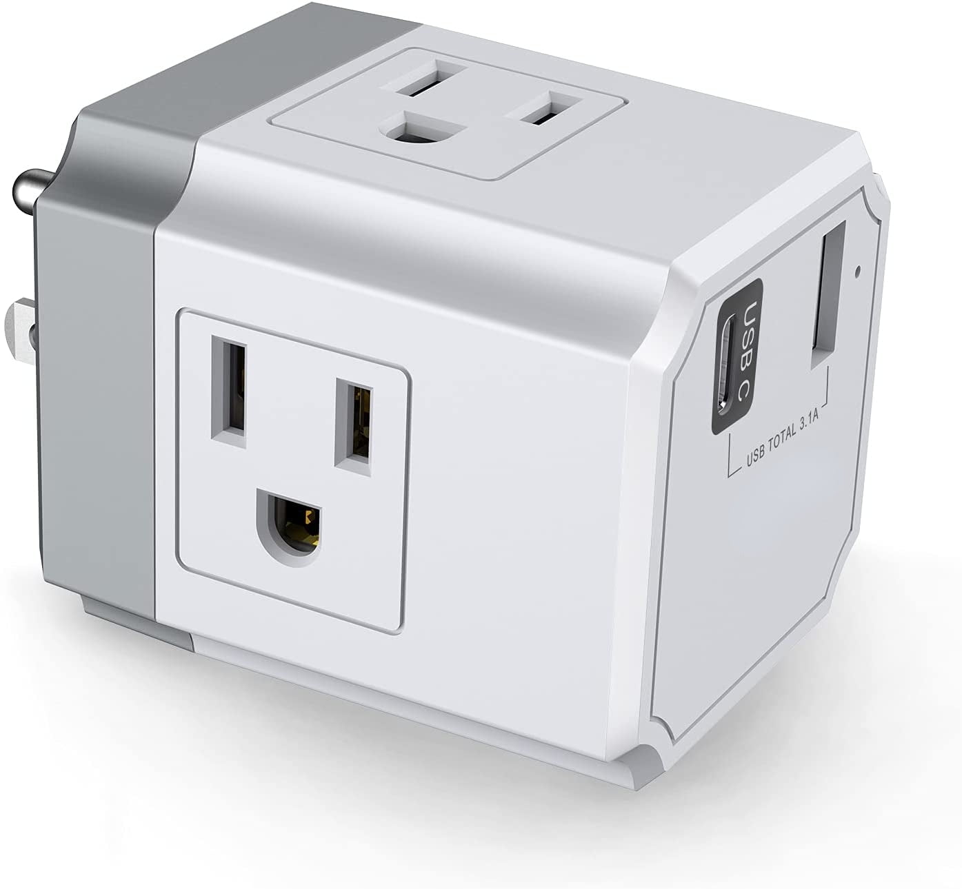 Outlet Extender Power Strip Cruise Approved , Multi Plug Outlet with ...