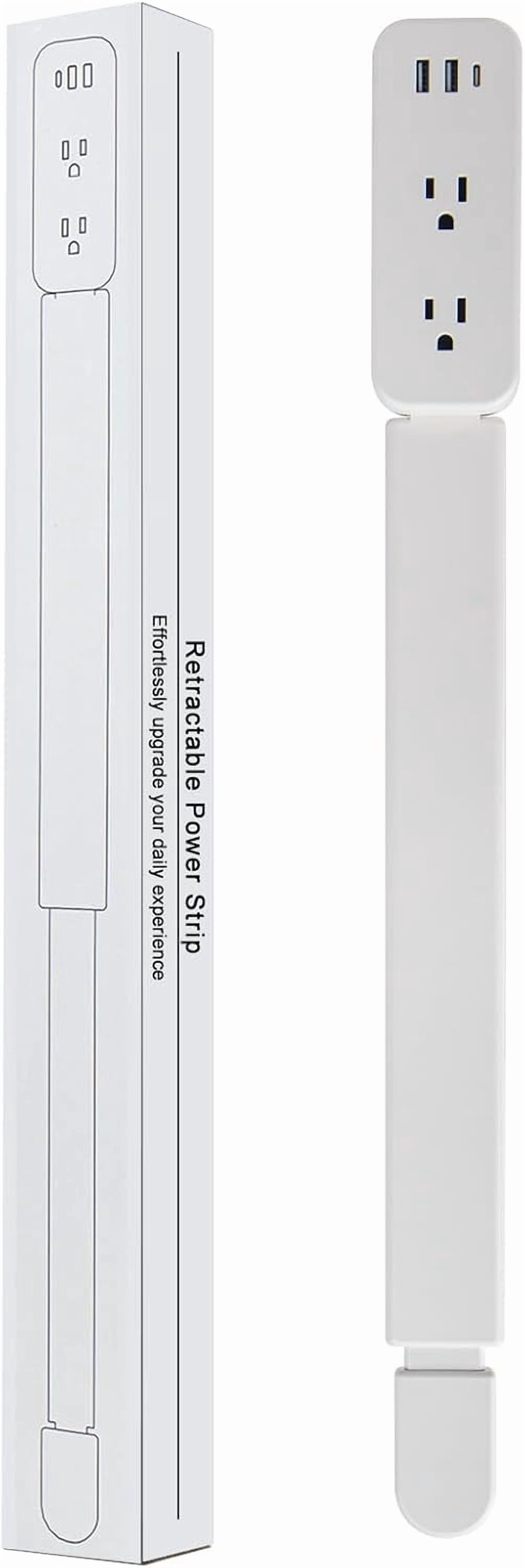 Outlet Extender Stick - Features USB-A, USB-C and 2 AC Outlets, Extends ...