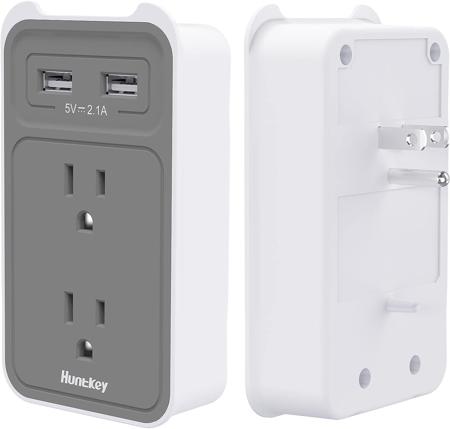 Outlet Extender with Multi Plugs, Huntkey Multi USB Plug Outlet ...