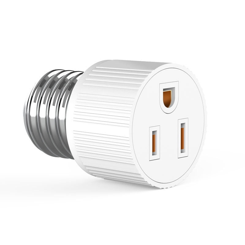 Outlet Light Socket Adapter,Screw in Outlet Socket,E26 Light Bulb to ...