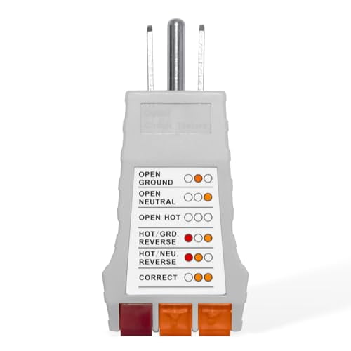 Outlet Tester, Circuit Breaker Finder for Grounding Products, Electric ...