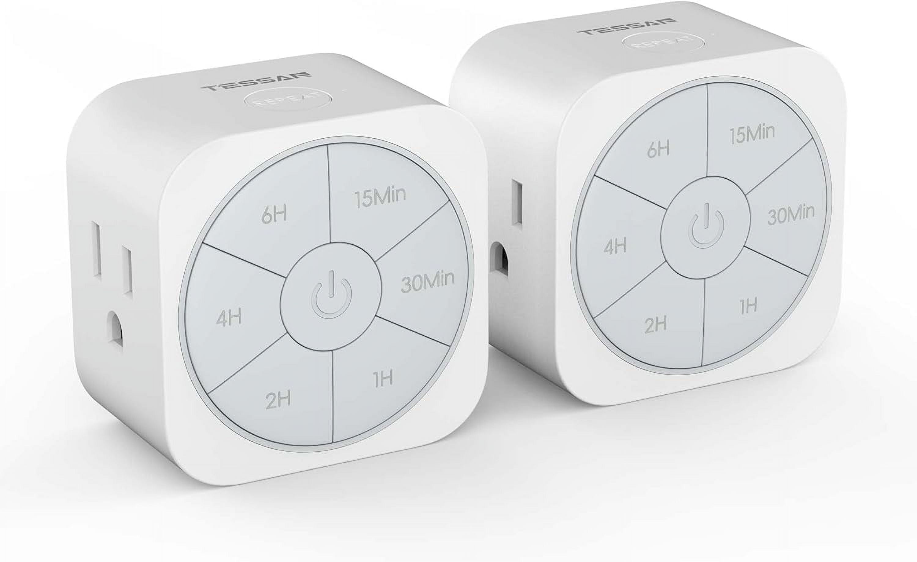 Outlet Timer Indoor 2 Pack, Countdown Timers for Electrical Outlets Up ...