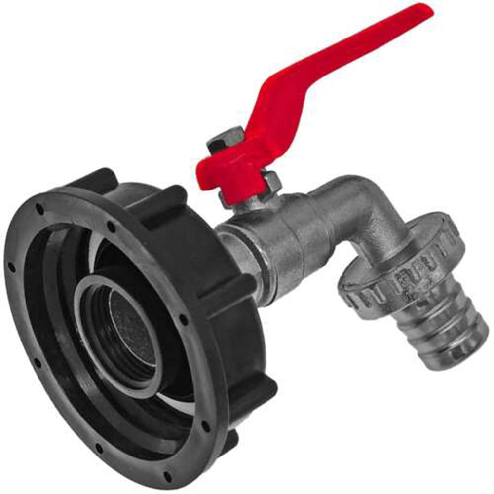 Outlet tap IBC rain garden tank lid adapter cap faucet 1000 litres ...