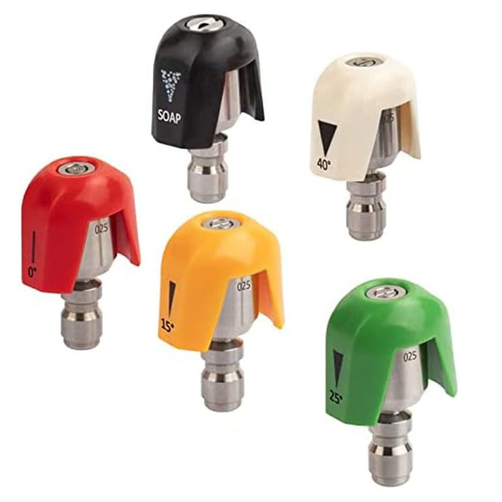 Outlier 5 Pcs Quick Connect Pressure Washer Nozzle Tips Set for SPX3000 ...