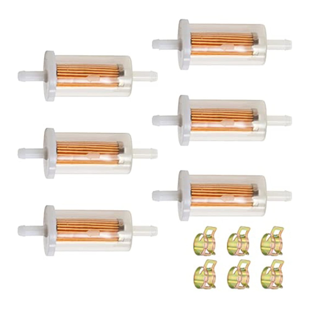 Outlier 6-Piece Fuel Filter Kit Suitable for Lawn Mower Tractor Motorcycle And for BS, Lawn ...
