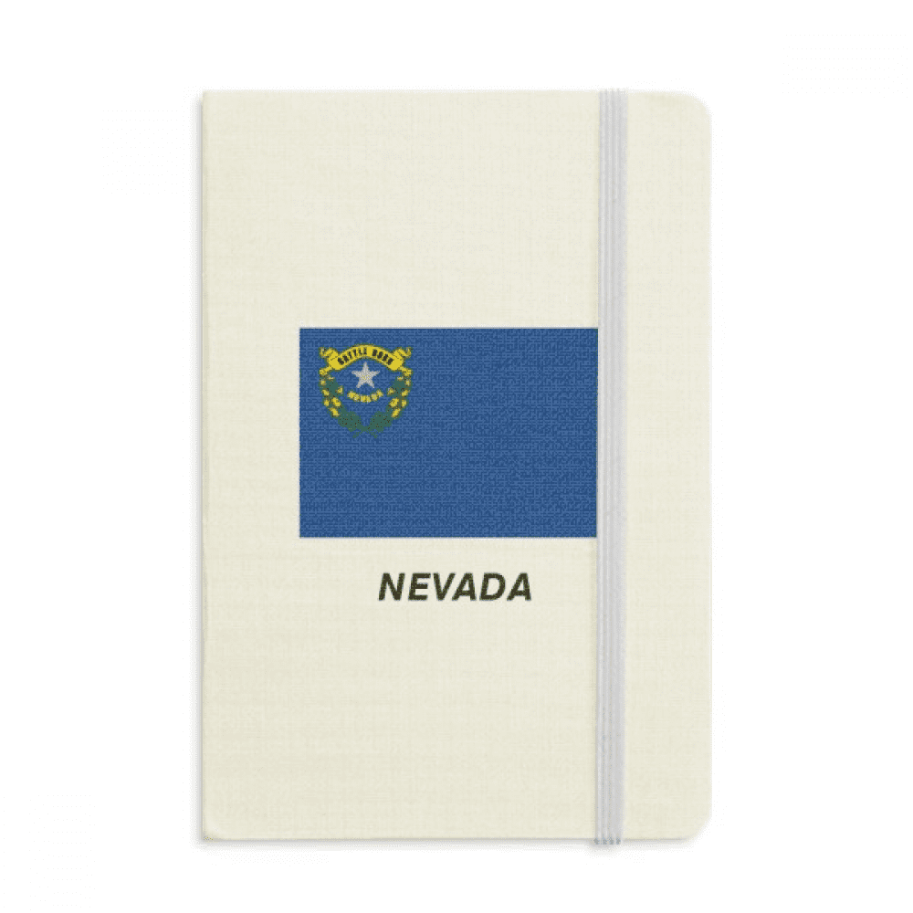 Outline Flag State Nevada Notebook Official Fabric Hard Cover Classic ...