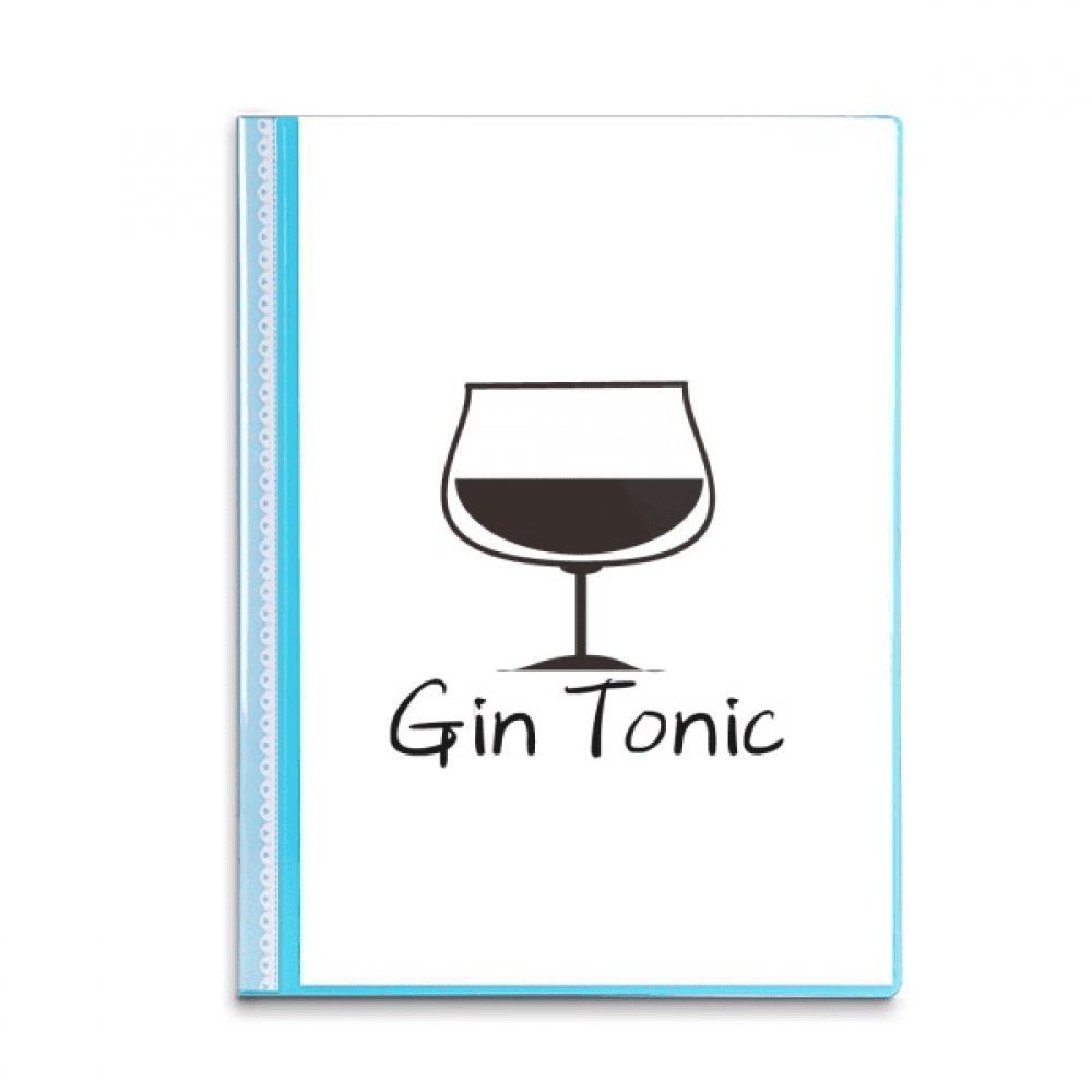 Outline Of Gin Tonic Book Sheet Protectors Portfolio Binder Folder ...