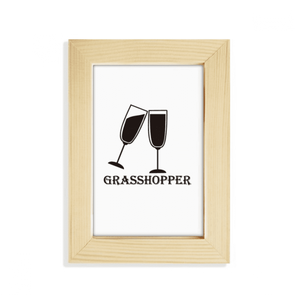 Outline Of Grass Hopper Desktop Display Photo Frame Picture Art ...