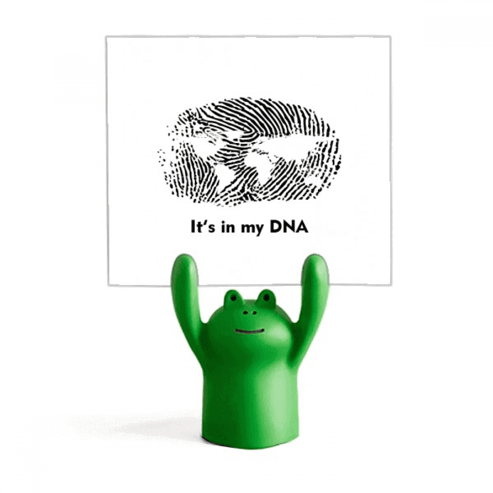 Outline World Gene Map Memo Holder Cartoon Animal Frog Stand Decoration ...