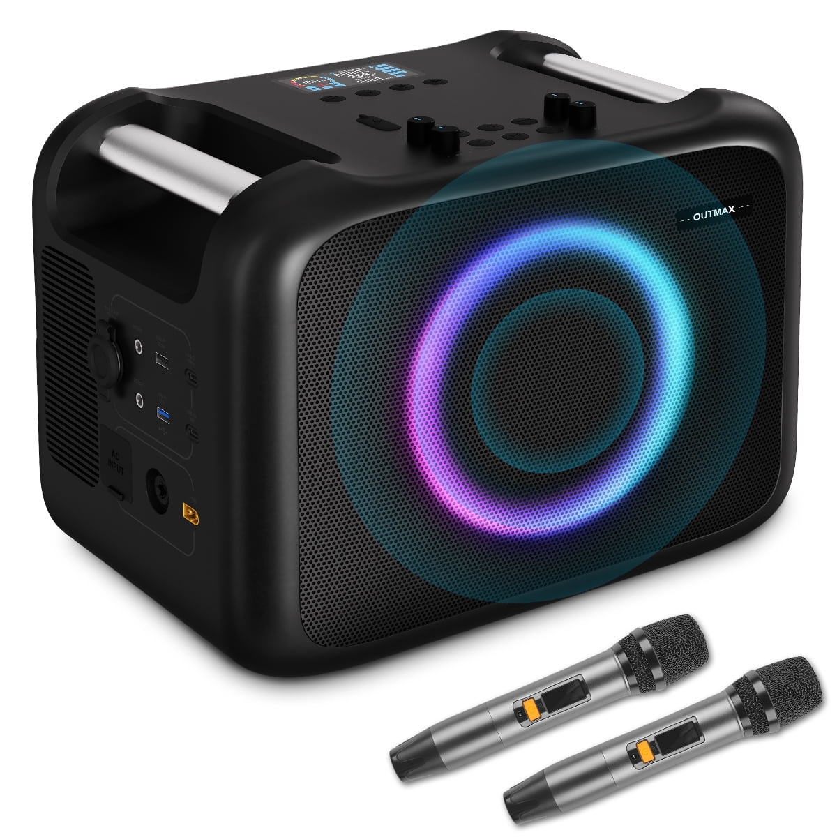 Outmax Portable Power Station 1120Wh, Lifepo4 Battery 1200w Power ...