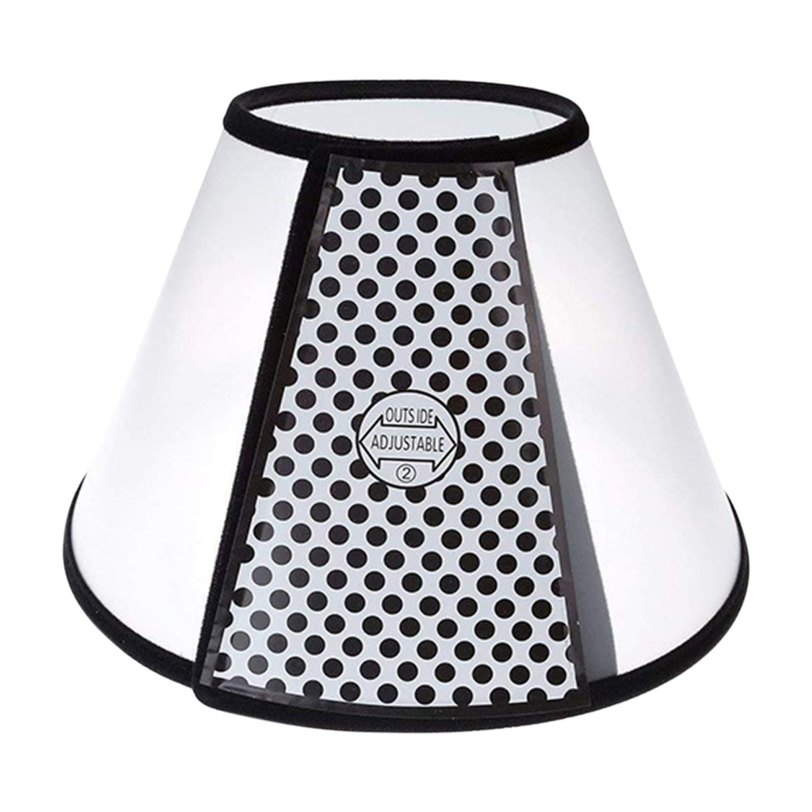 OutmaxHome Adjustable Recovery Pet Cone E-Collar for Cats Puppy Rabbit ...