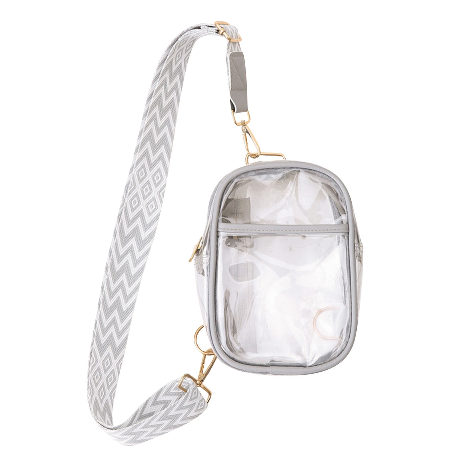 OutmaxHome Clear Bag Stadium Approved, PVC Transparent Crossbody Purse ...