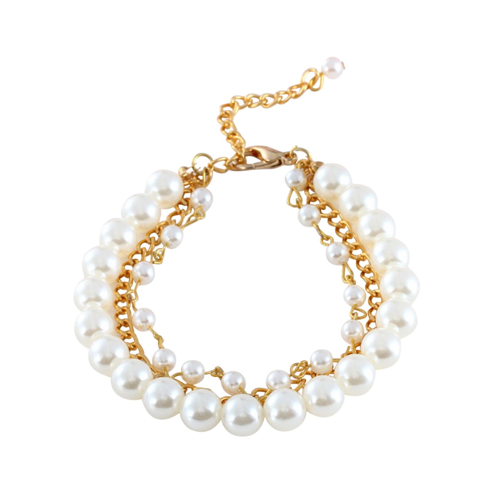 OutmaxHome Pearls Necklace Jewelry for Small Dogs Puppy - Bling ...