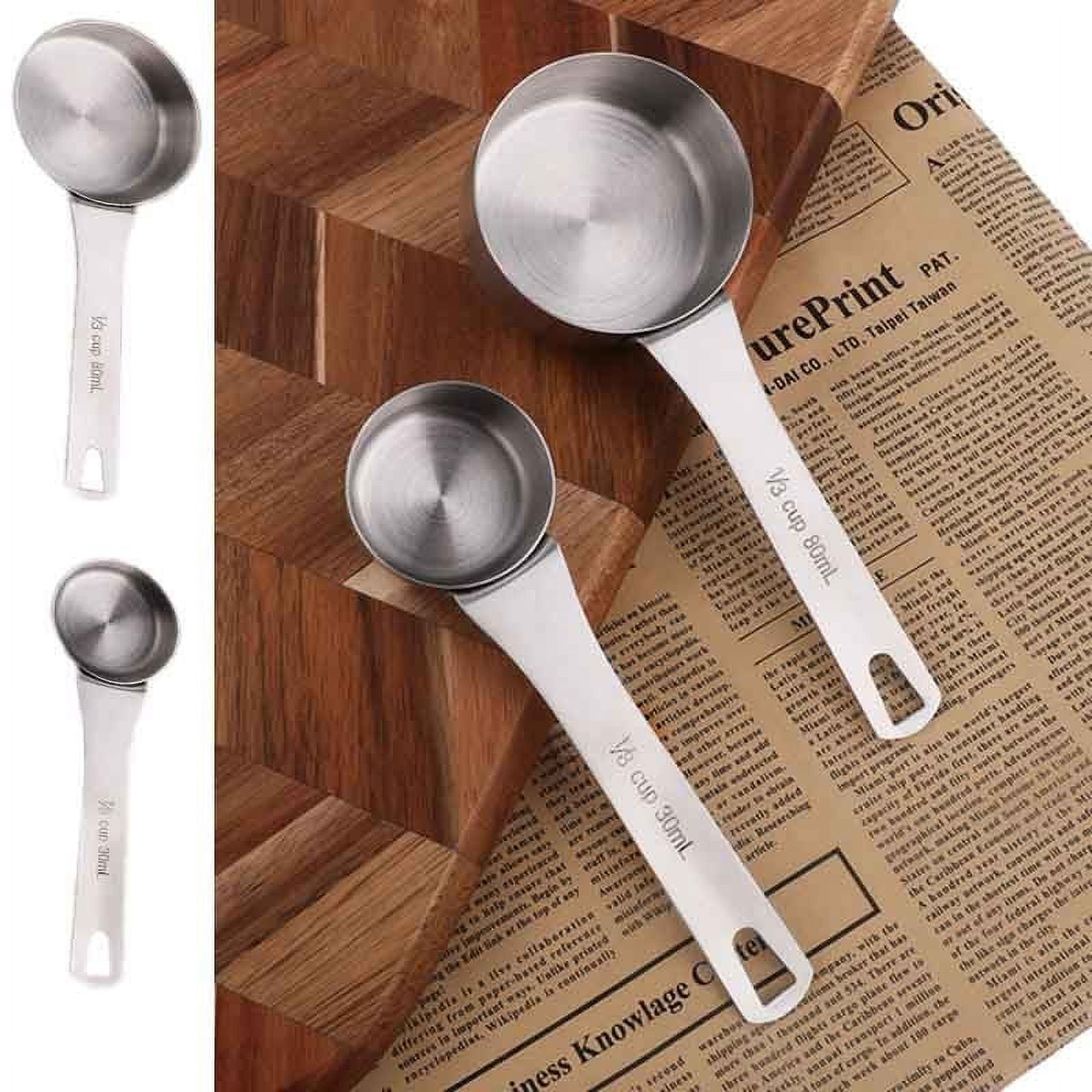 Outoloxit 304 Stainless Steel Measuring Spoon Set 30ml & 80ml for ...