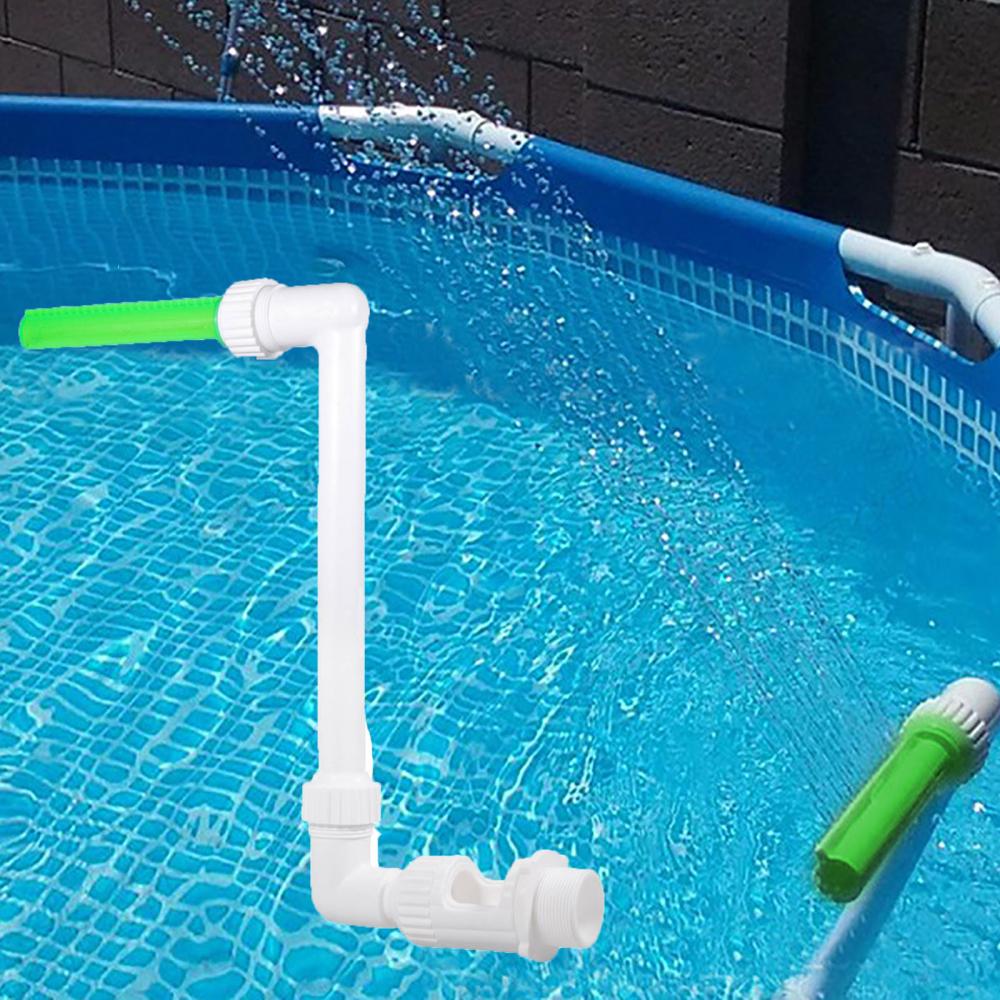 Outoloxit Adjustable Pool Fountain Sprinkler with Fluorescent Spray ...