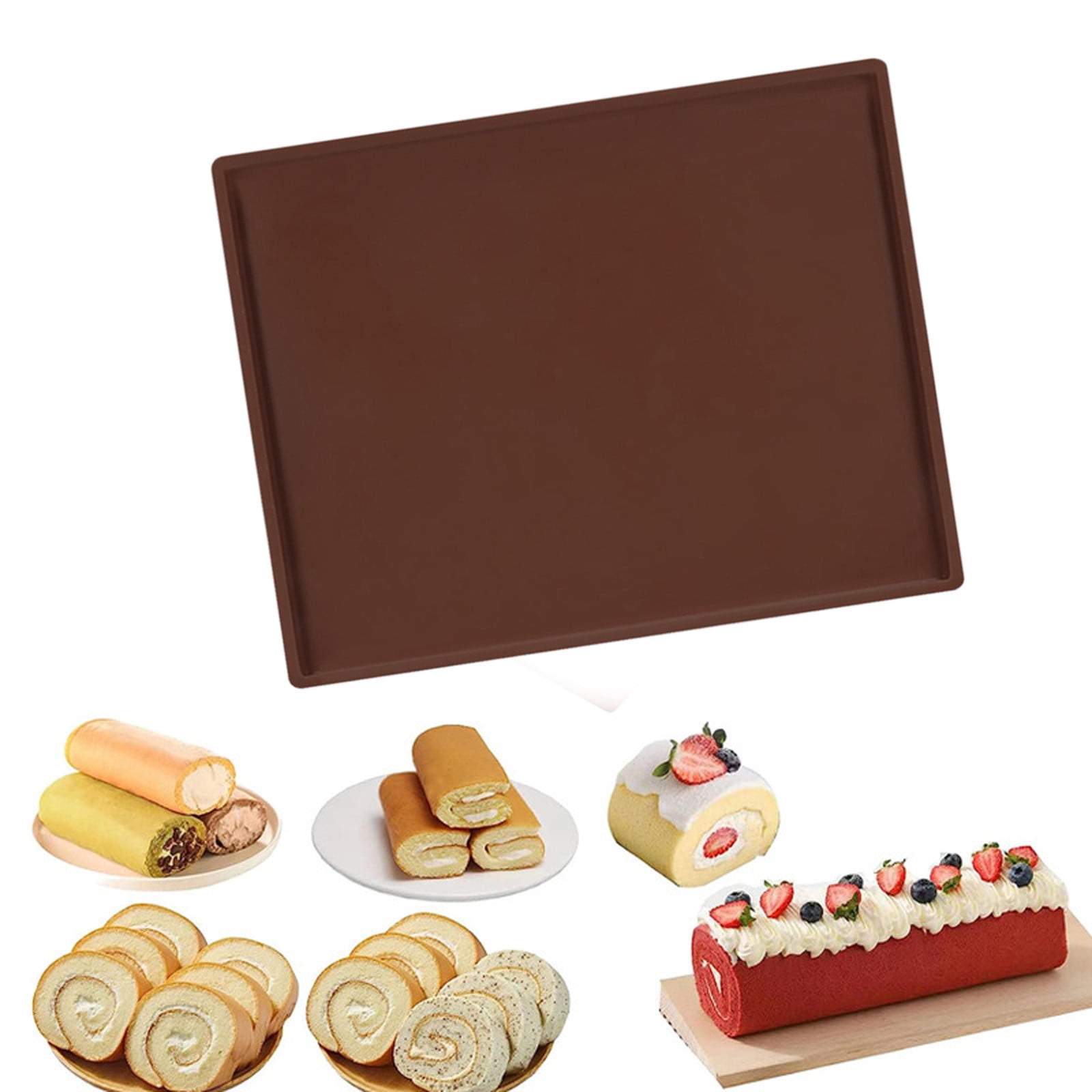 Outoloxit Baking Sheet Small and Pans Set Baking Pad Cake Tray Pan Mat ...