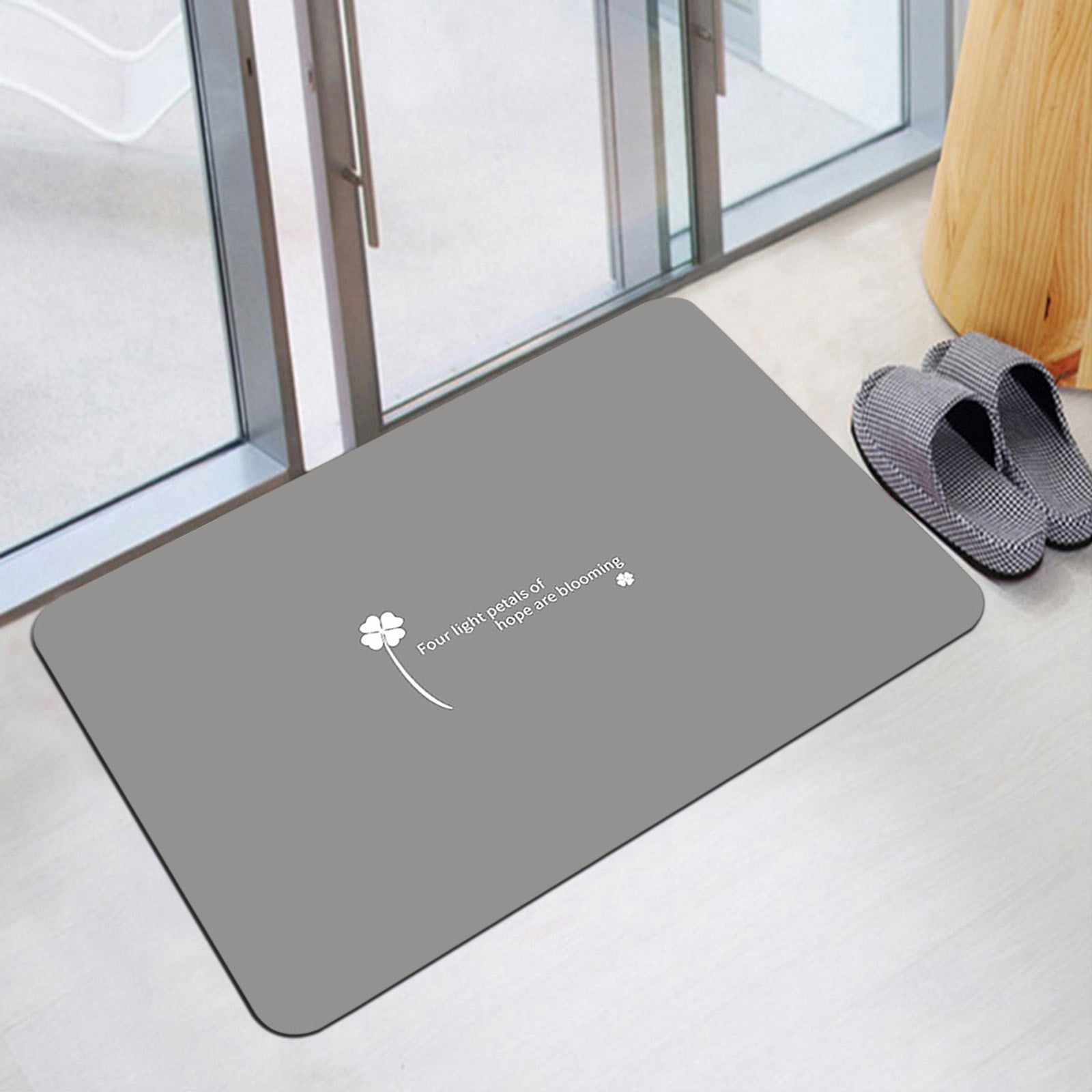 Outoloxit Bathroom Rugs, Bathroom Carpet, Diatom Mud Bathroom Absorbent ...