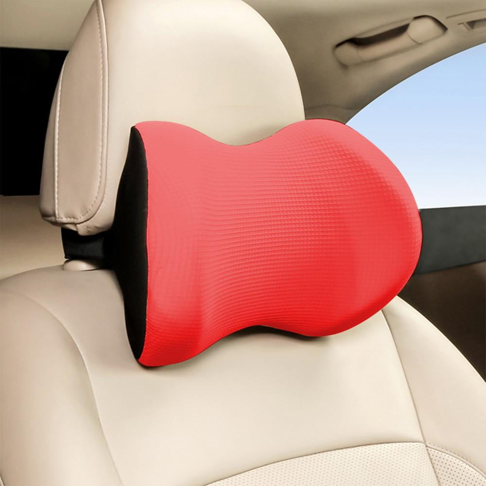Outoloxit Car Neck Pillow Memory Foam for Headrest Support, Ice Silk ...