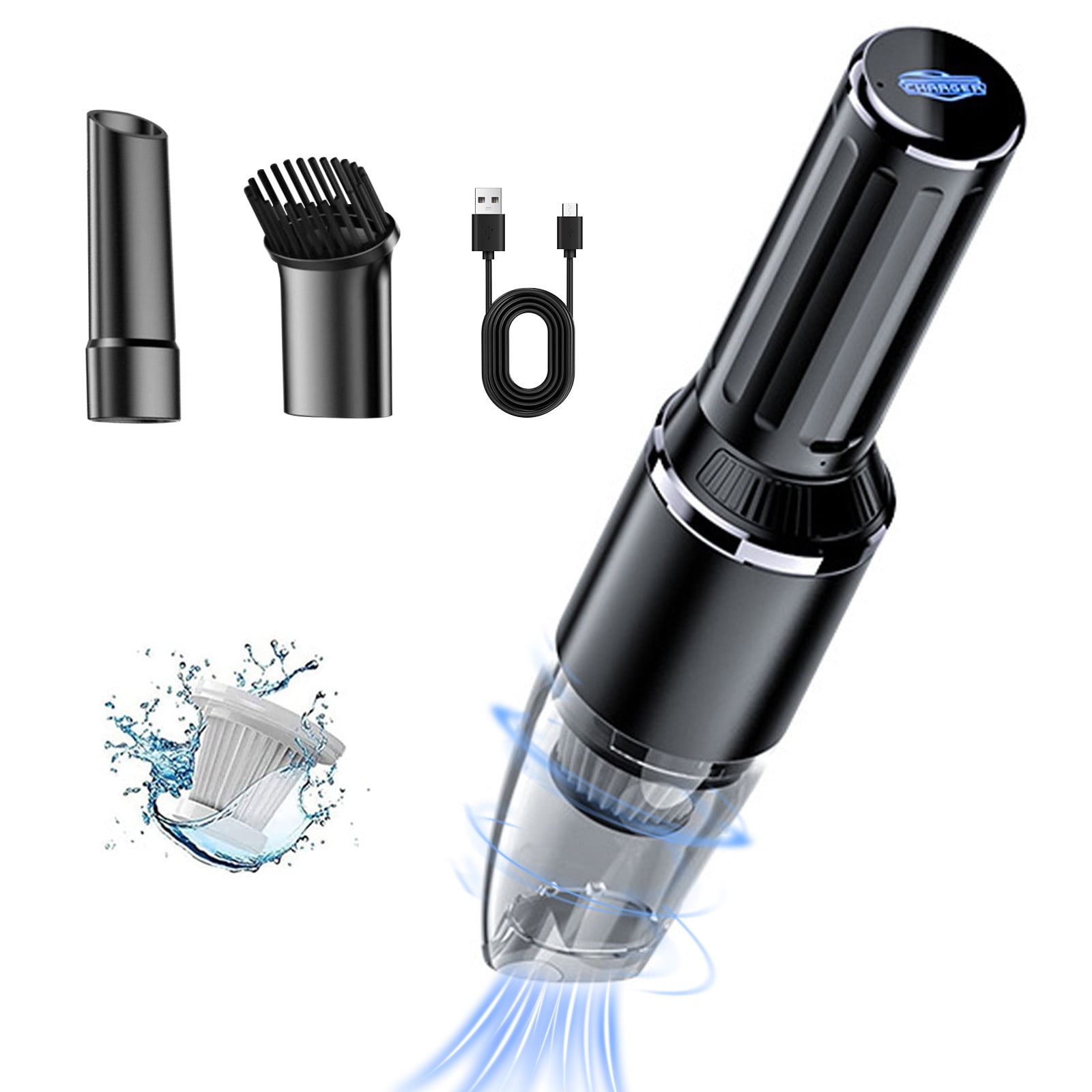 Outoloxit Car Vacuum with Powerful Suction, Mini Vacuum for Crevices ...