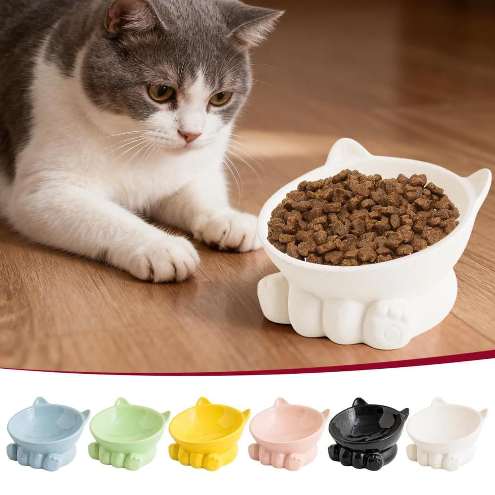 Outoloxit Cat Bowl with Ergonomic Design, Anti Choking Feature, Neck ...