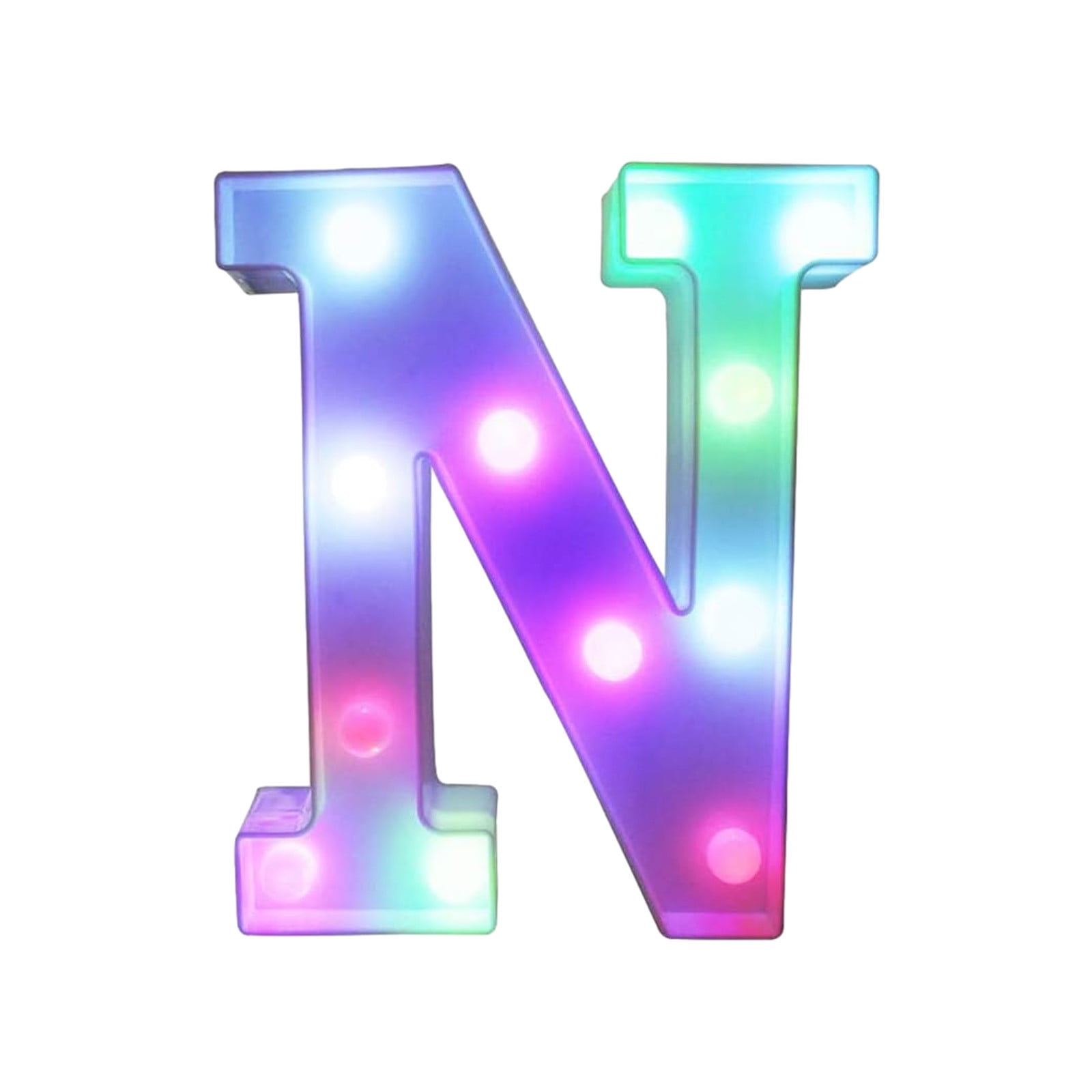 Outoloxit Colorful LED Marquee Letter Lights with Remote – Party Bar ...