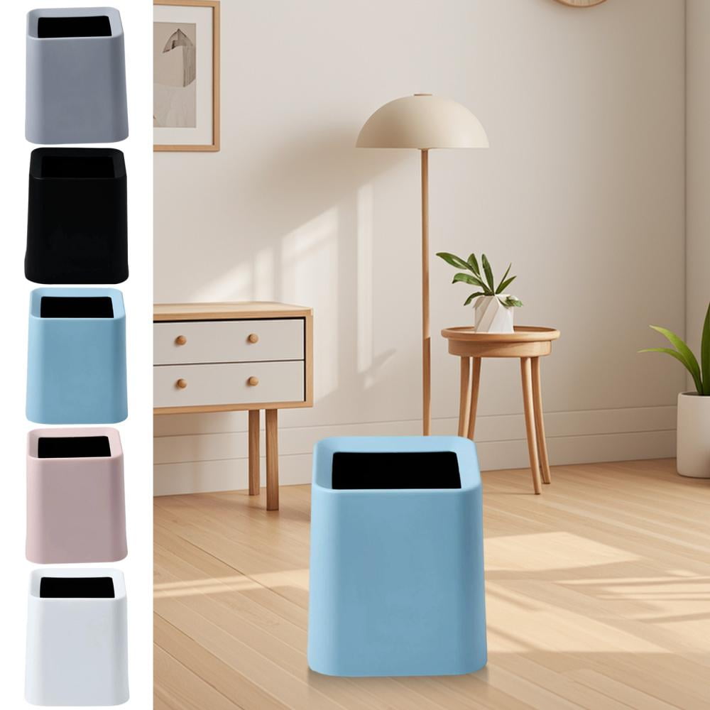 Outoloxit Desktop Trash Can, Mini Square Waste Bin for Office Desk ...