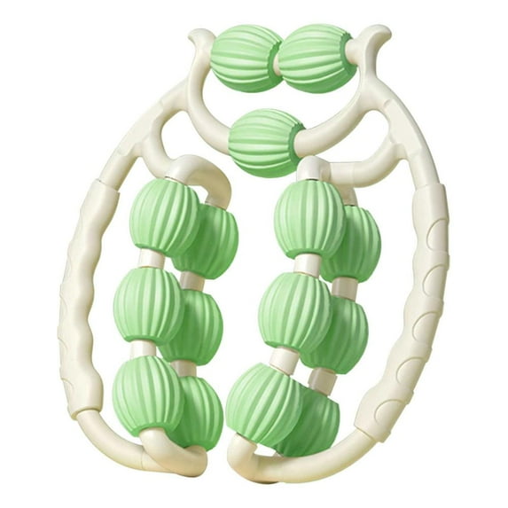 Outoloxit Dual Row Circular Leg Massager Roller for Muscle Relaxer ...