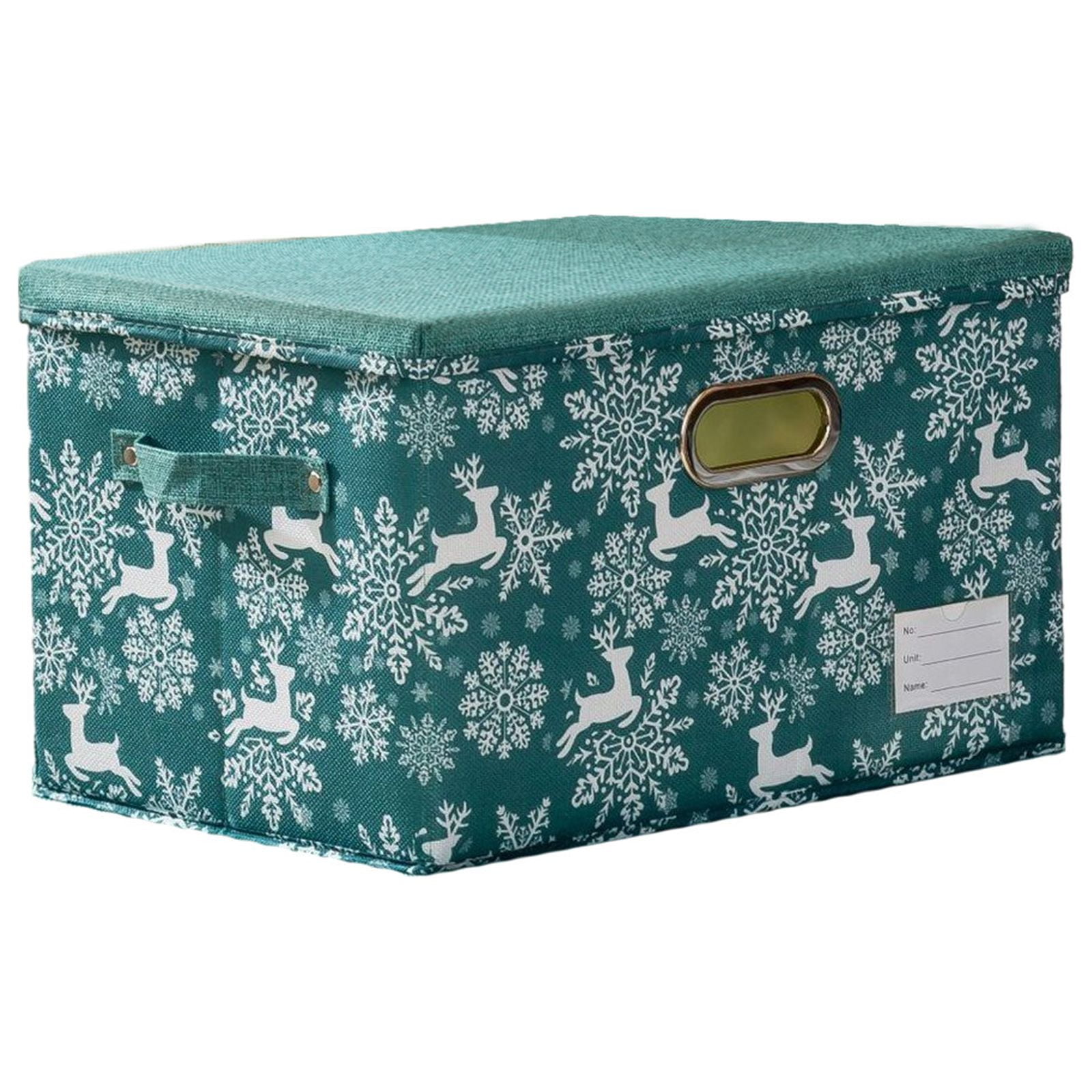 Outoloxit Foldable Storage Box with Lid Fabric Storage Box with Lid ...