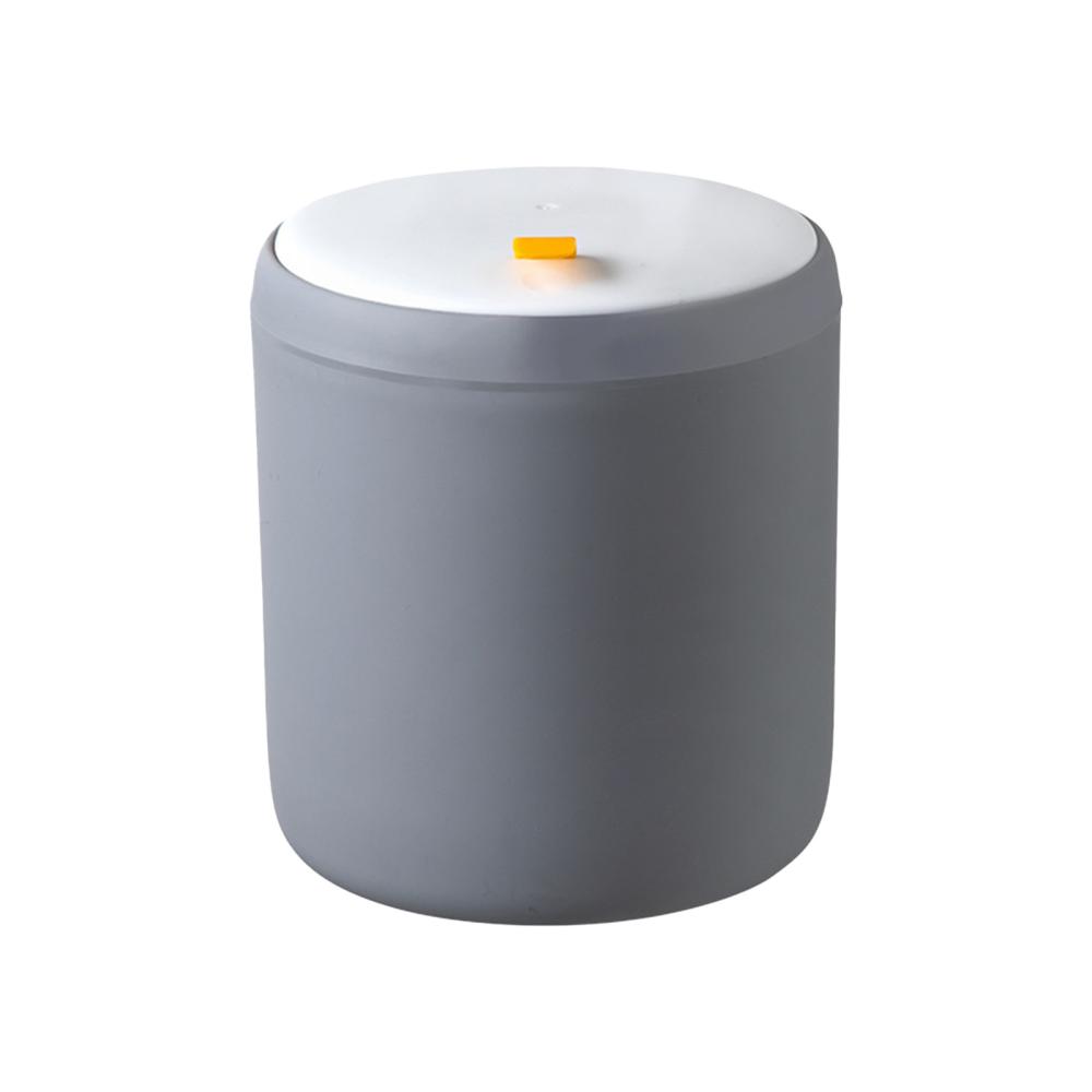 Outoloxit Garbage Can, Small Press Type Rubbish Bin Office Mini ...