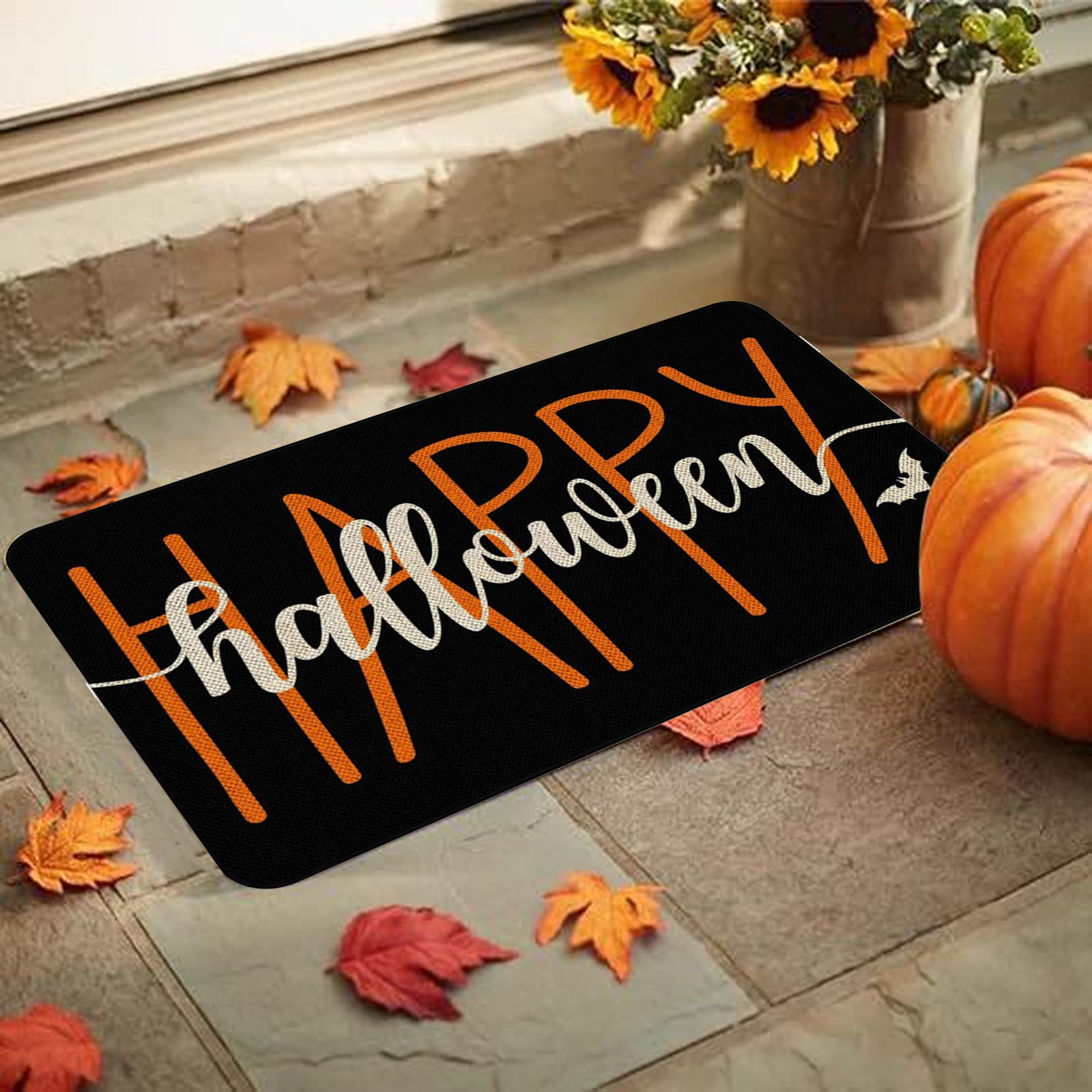 Outoloxit Halloween Carpet Halloween Doormat Indoor and Outdoor Front ...