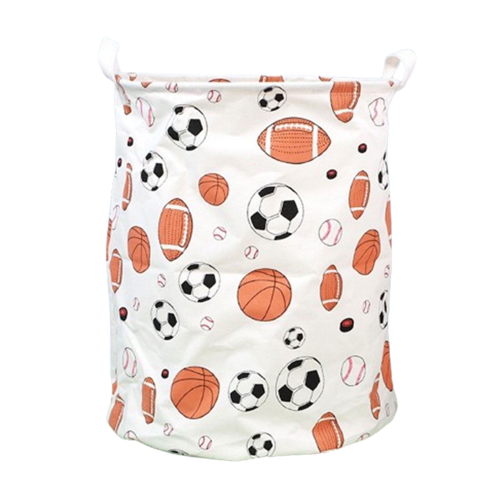 Outoloxit Laundry Baskets Canvas Fabric Laundry Baskets with Handles ...