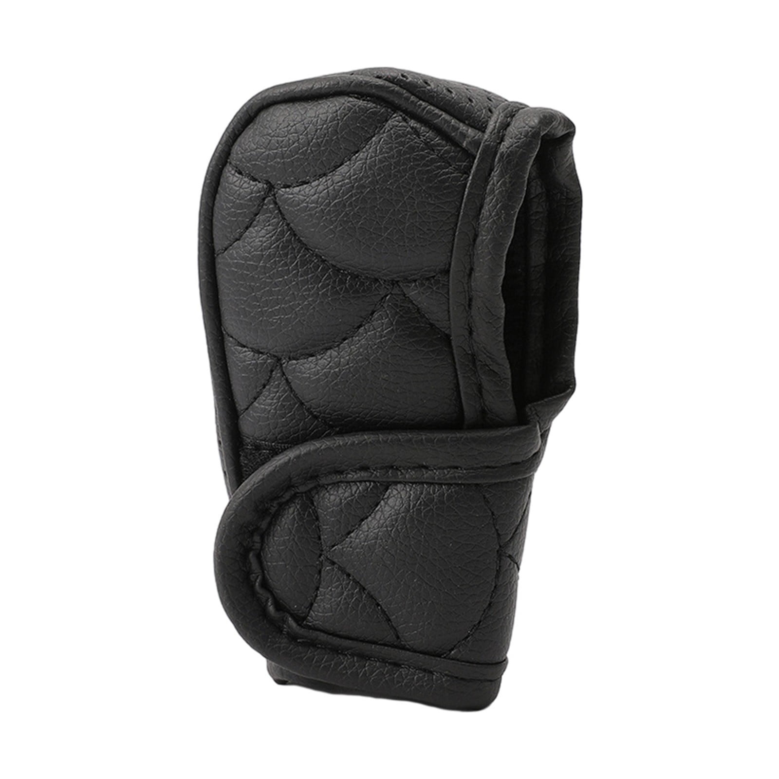 Outoloxit Leather Lattice Pattern Gear Shifter Knob Cover, Auto Car ...