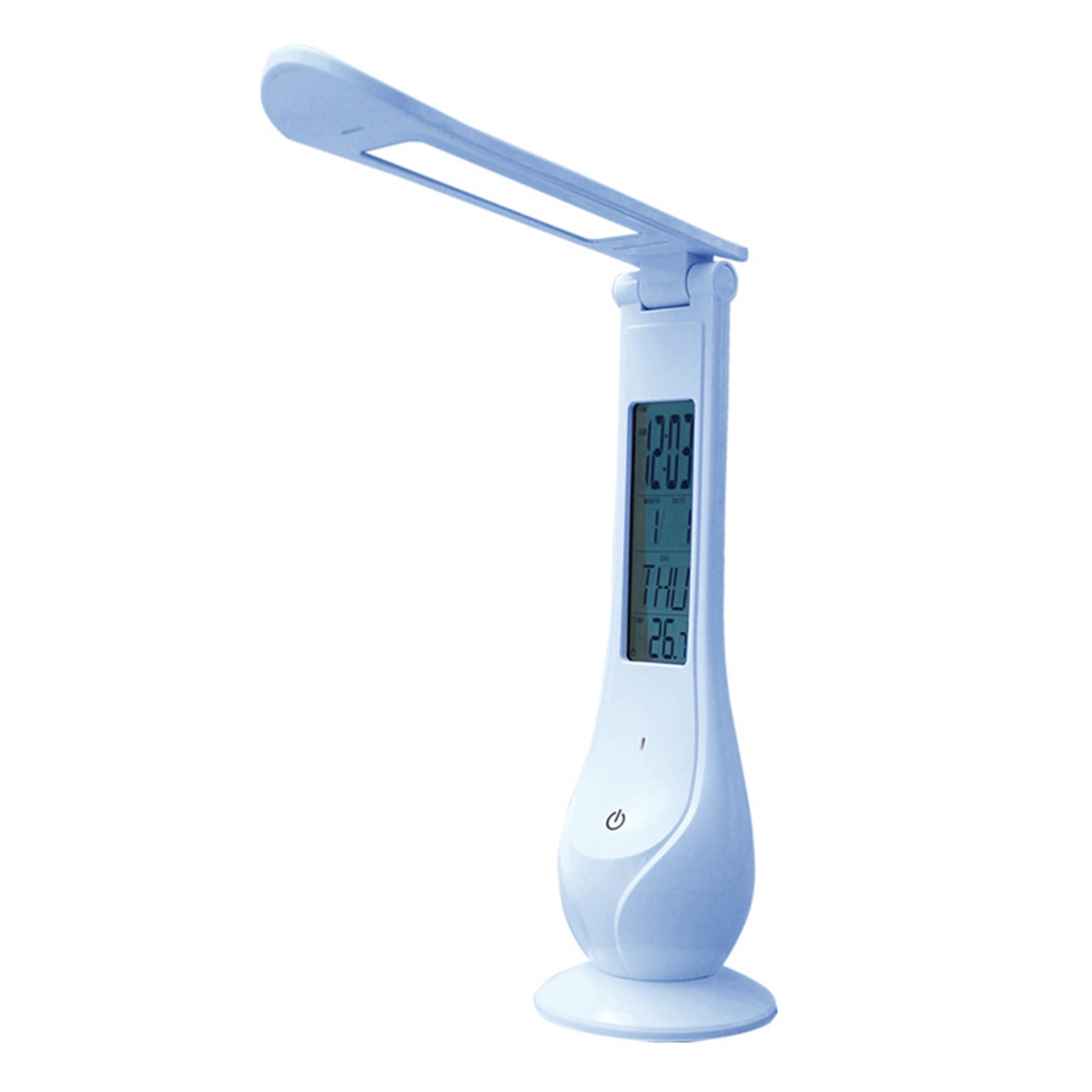 Outoloxit New LED Electronic Clock Desk Lamp, Foldable Rechargeable ...