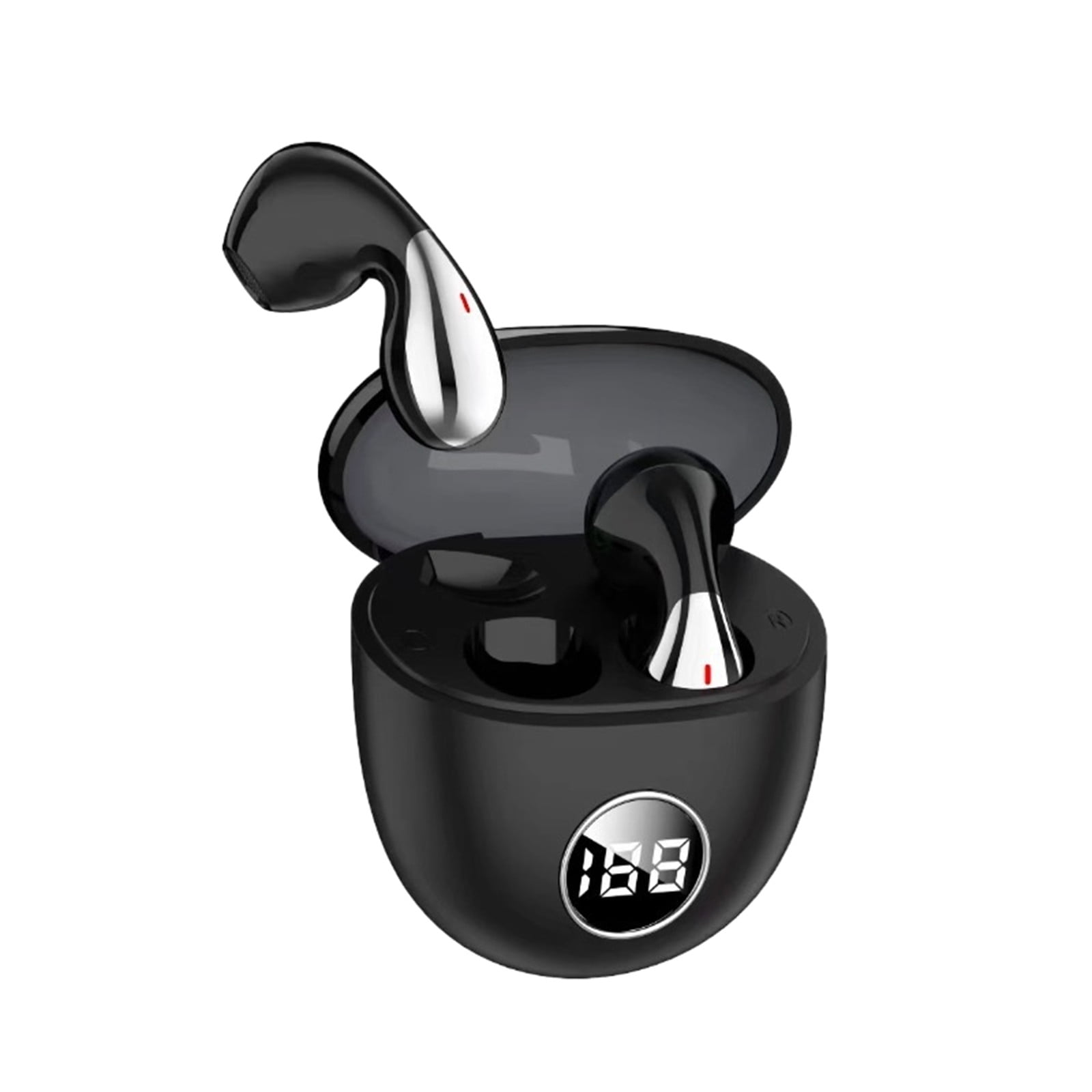 Outoloxit New Water Droplet Digital Display Bluetooth Earphones for ...