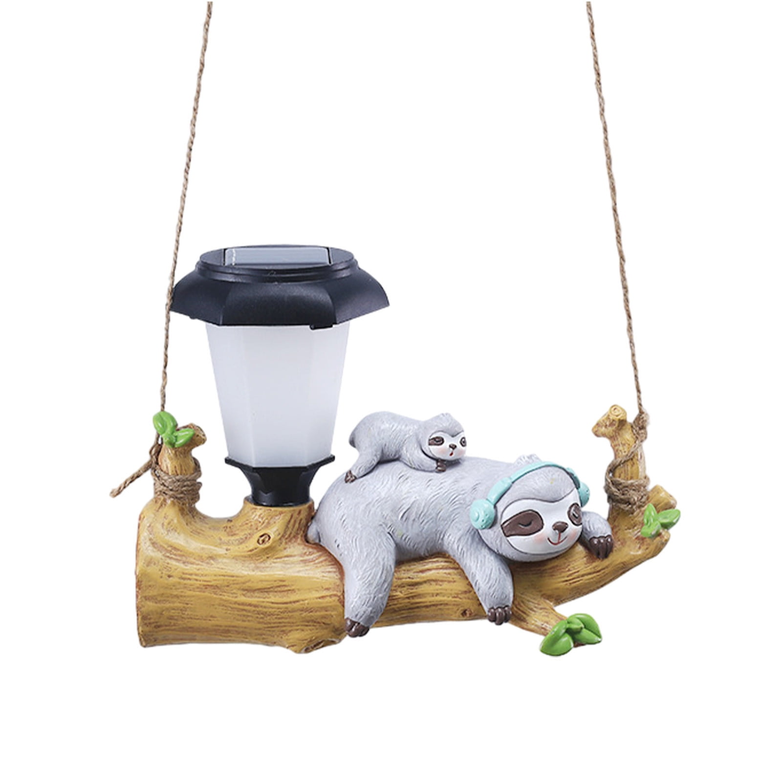 Outoloxit Patio LED Solar Lights Sloth Hanging Lights Animals Outdoor ...
