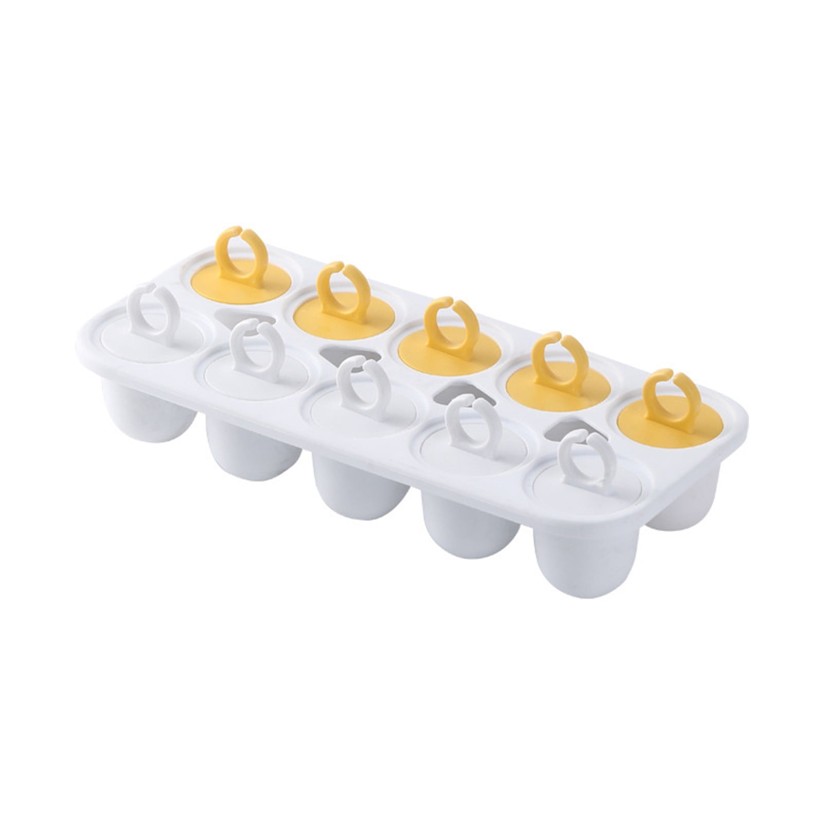 Outoloxit Ring Ice Tray, 10 Divided Funny Straight Handle Ice Trays ...