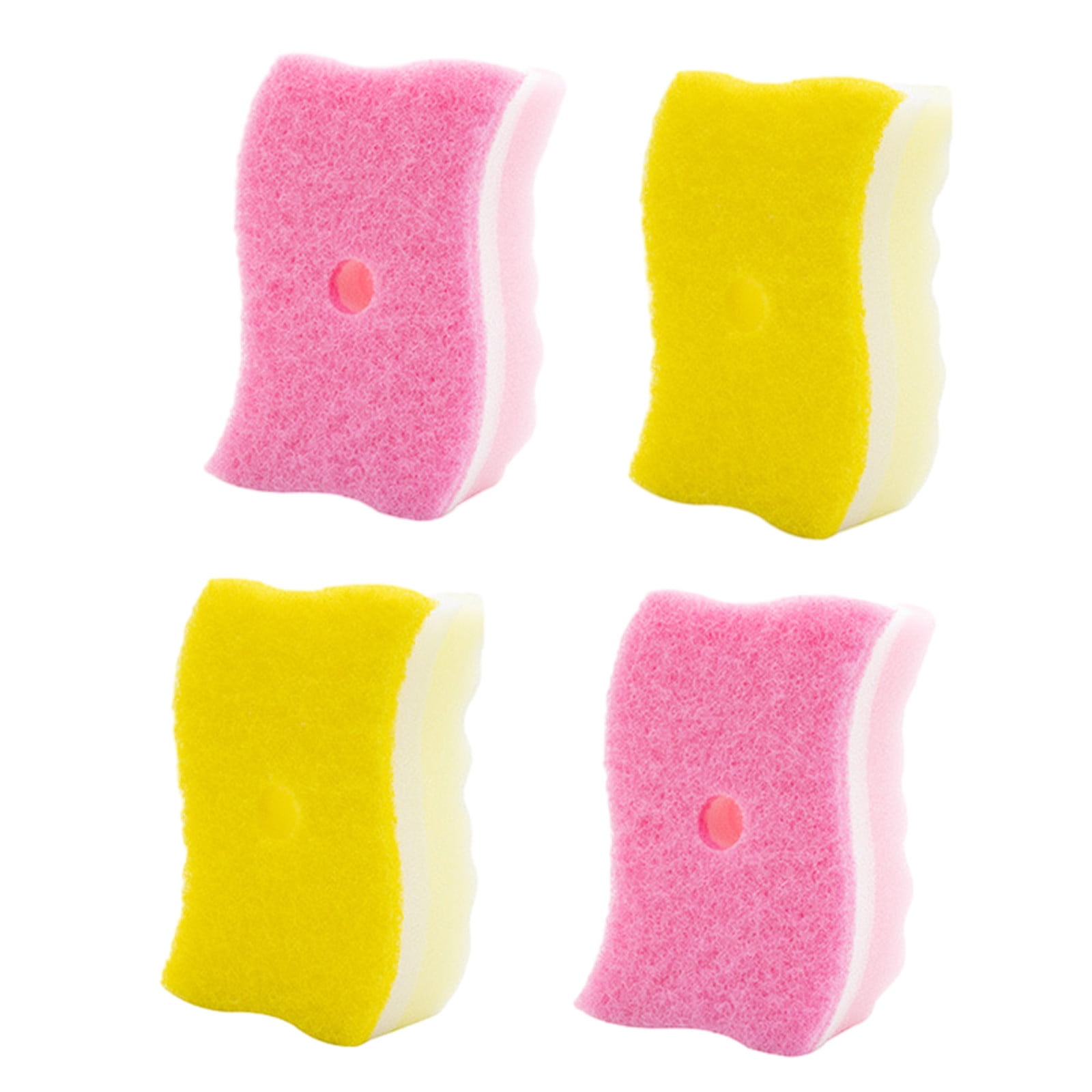 Outoloxit S Wave Dishwashing Sponge Dishwashing Cloth, Thickened Double ...