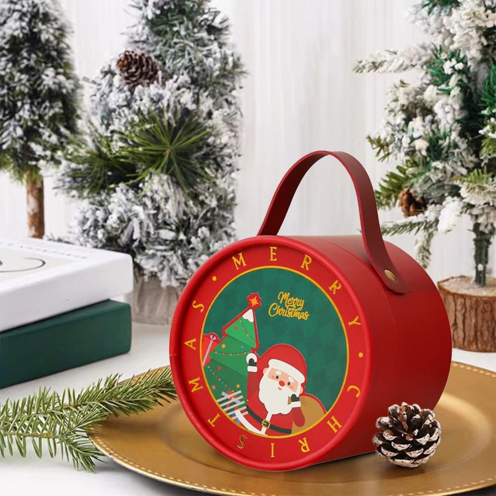 Outoloxit Santa Claus Printed Christmas Gift Box for Christmas Eve and ...