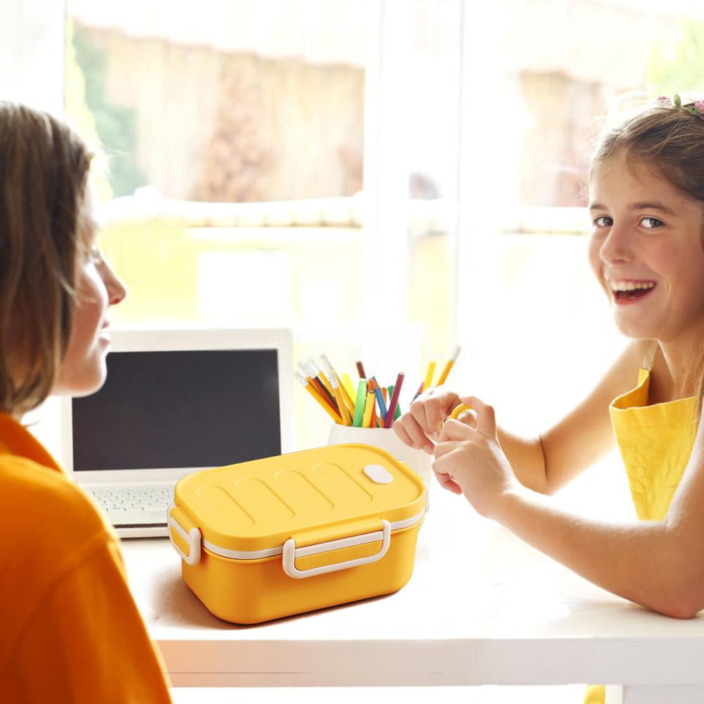 Outoloxit School Supplies, Sealed Two-layer Lunch Box Portable Double ...